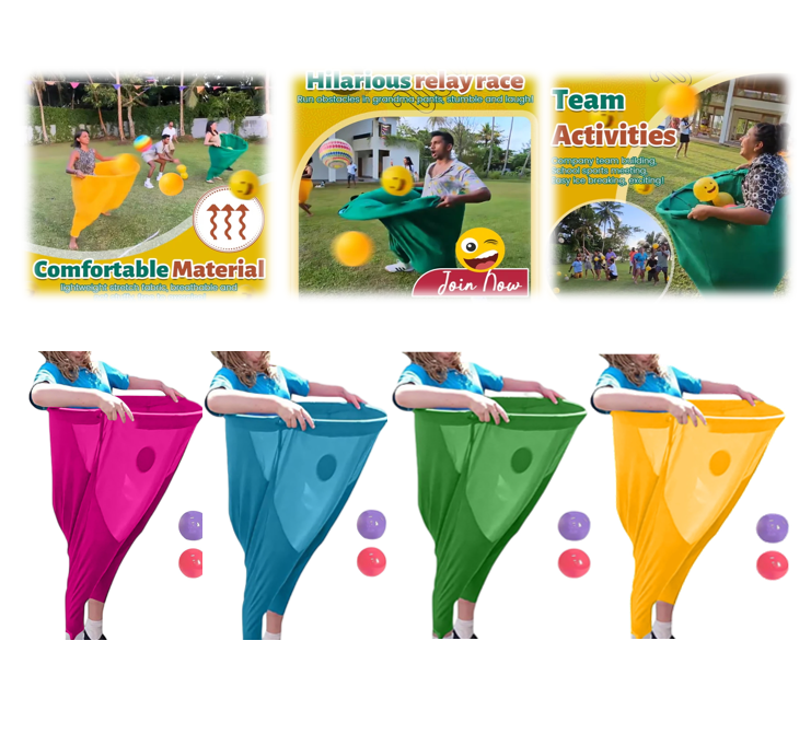 2025 Granny Pants Yard Game Set - Giant Outdoor Party Game with Bouncy ...