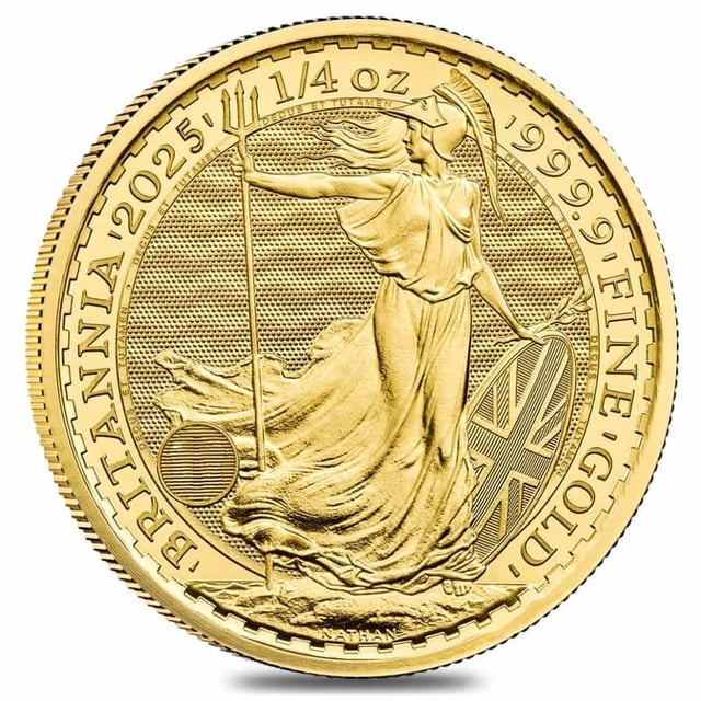 2025 Great Britain 1/4 oz Gold Britannia Coin BU - Walmart.com