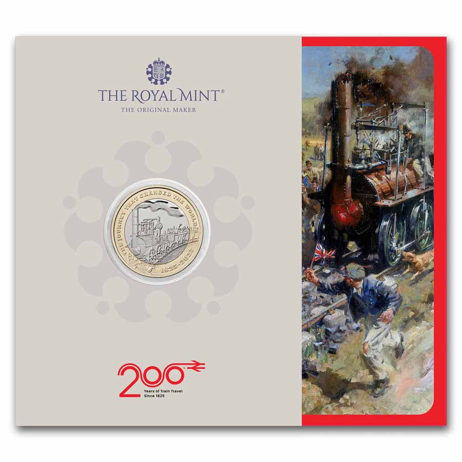 2025 Great Britain 200 Yrs Modern Railway BU (w/ Display Card ...