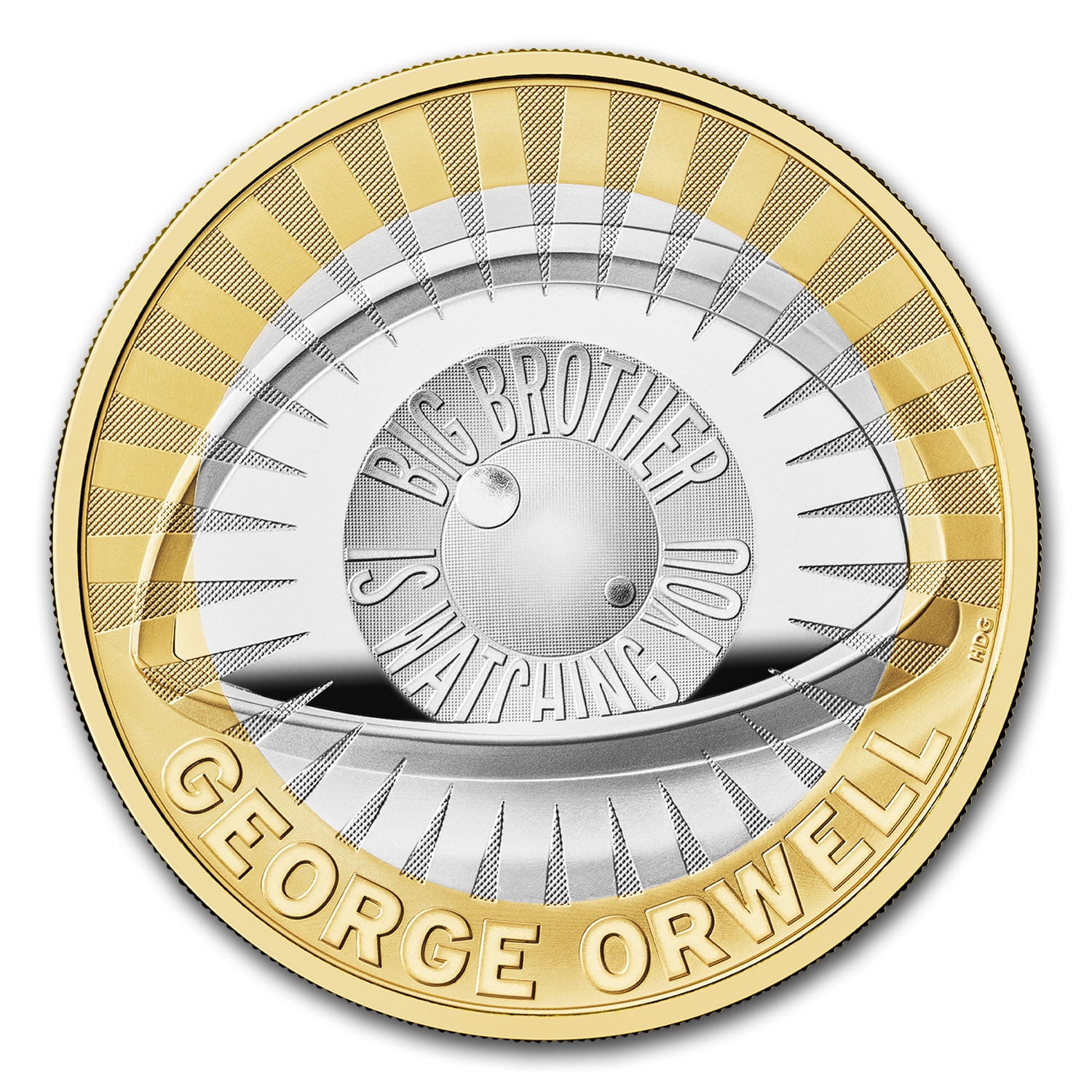 2025 Great Britain George Orwell 1 oz Silver Proof Coin - Walmart.com