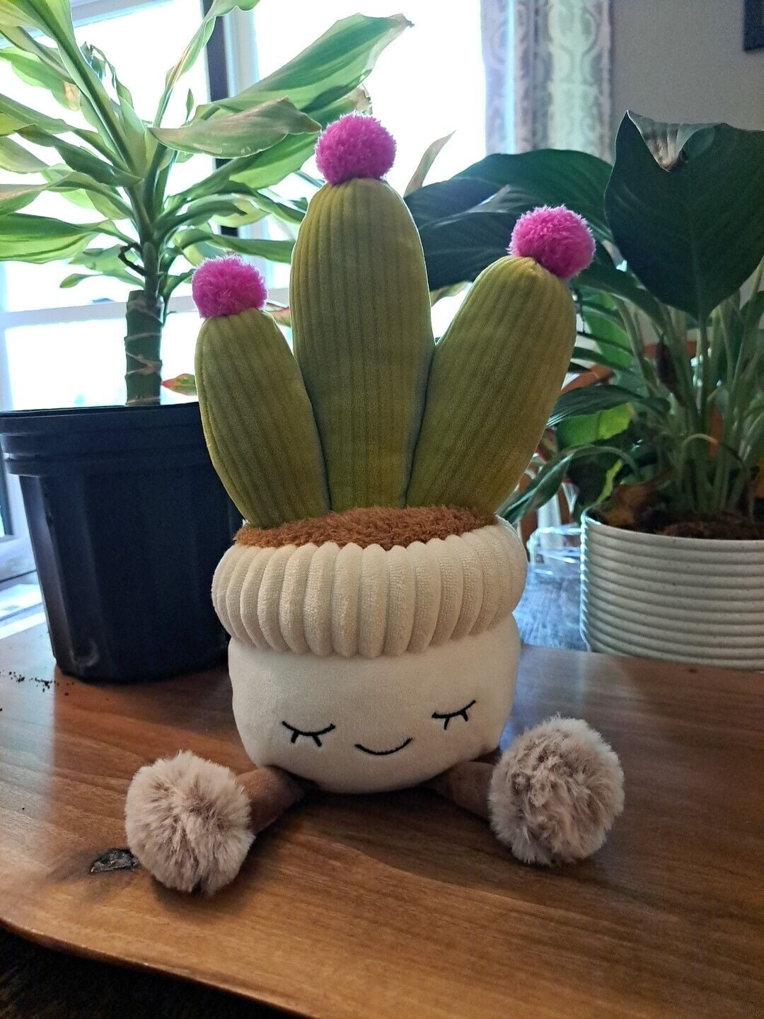 2025 Greenhouse By Russ Flowering Cactus Potted Plant Plush Toy 12 ...