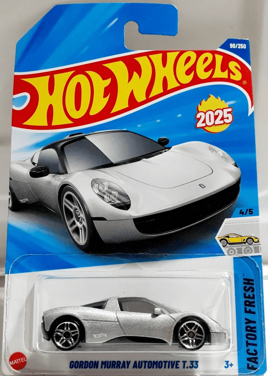 2025 HOT WHEELS GORDON MURRAY AUTOMOTIVE T.33 90/250 HW FACTORY HRESH 4 ...
