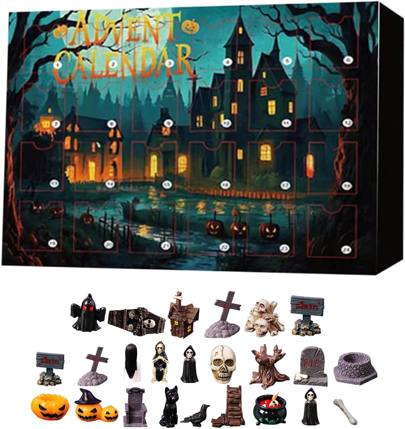2025 Halloween Advent Calendar Blind Box - 24-Piece Countdown Calendar ...
