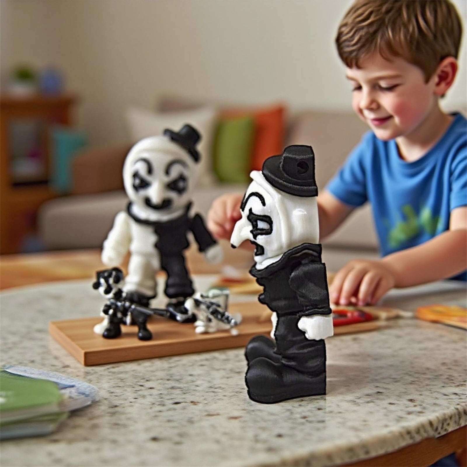 2025 Halloween The Clown Figure,2.56" Terrifier Action Figures, Killer ...