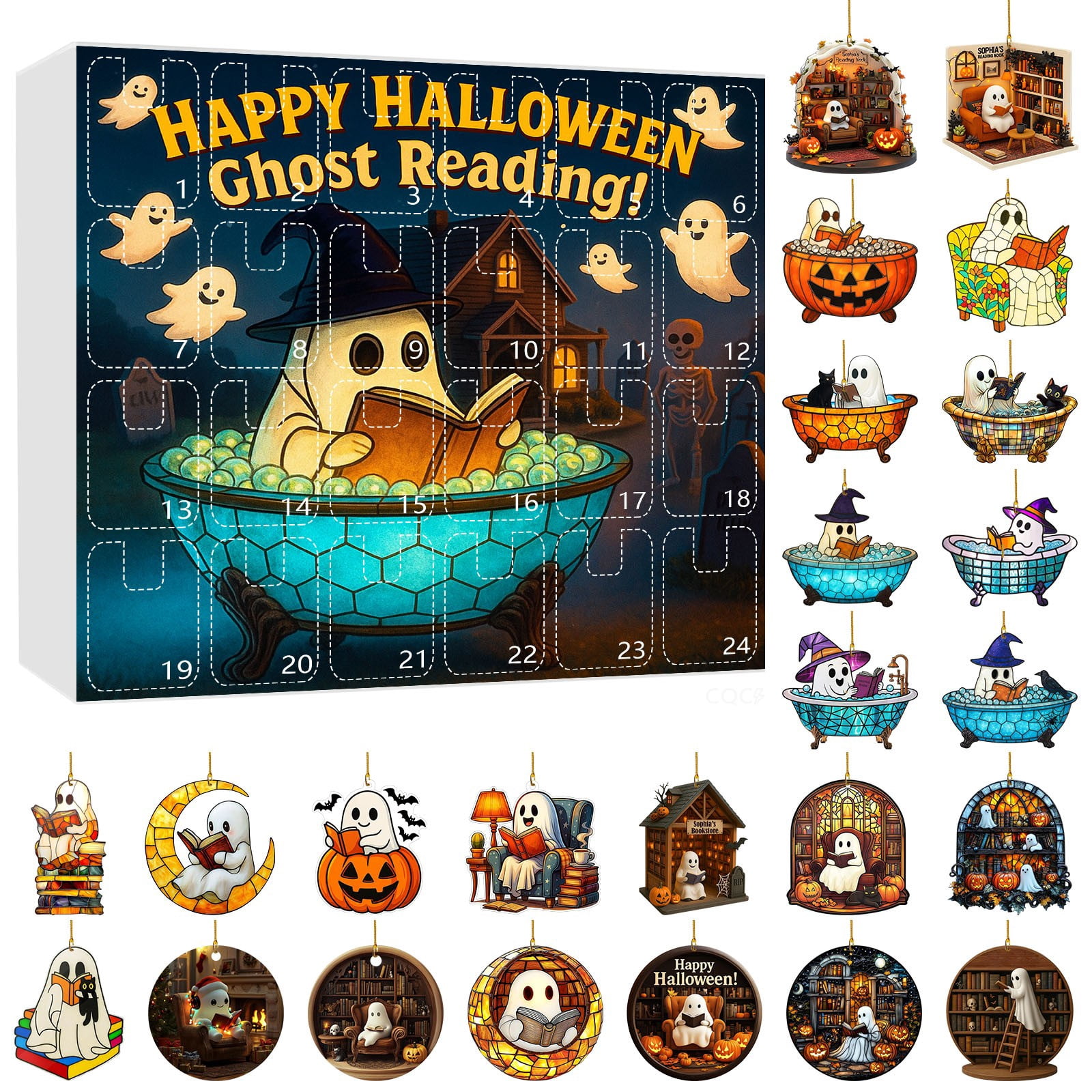 2025 Halloween Countdown Advent Calendar, 24-Day Halloween Countdown ...