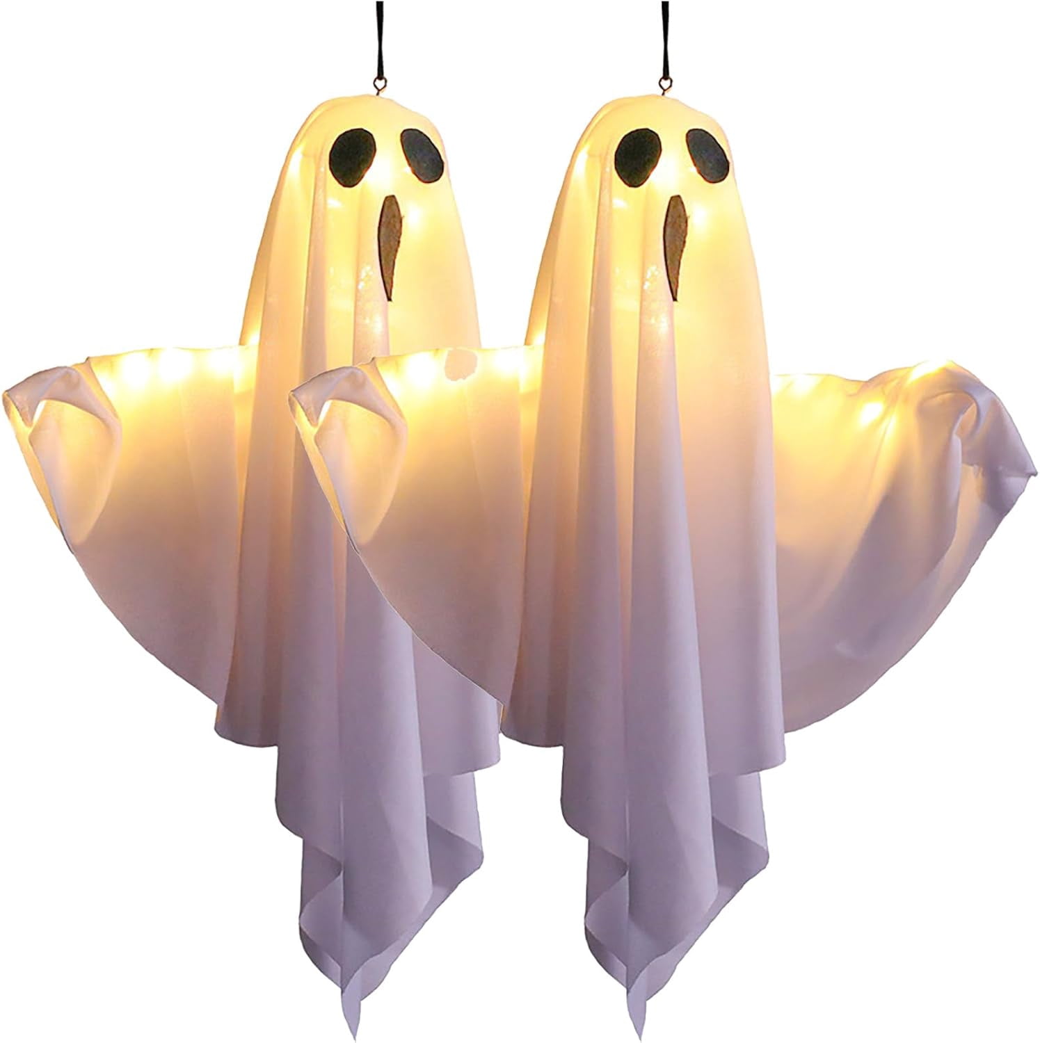 2025 Halloween Decoration LED Glowing Ghosts DIY Modeling Lights - LED ...