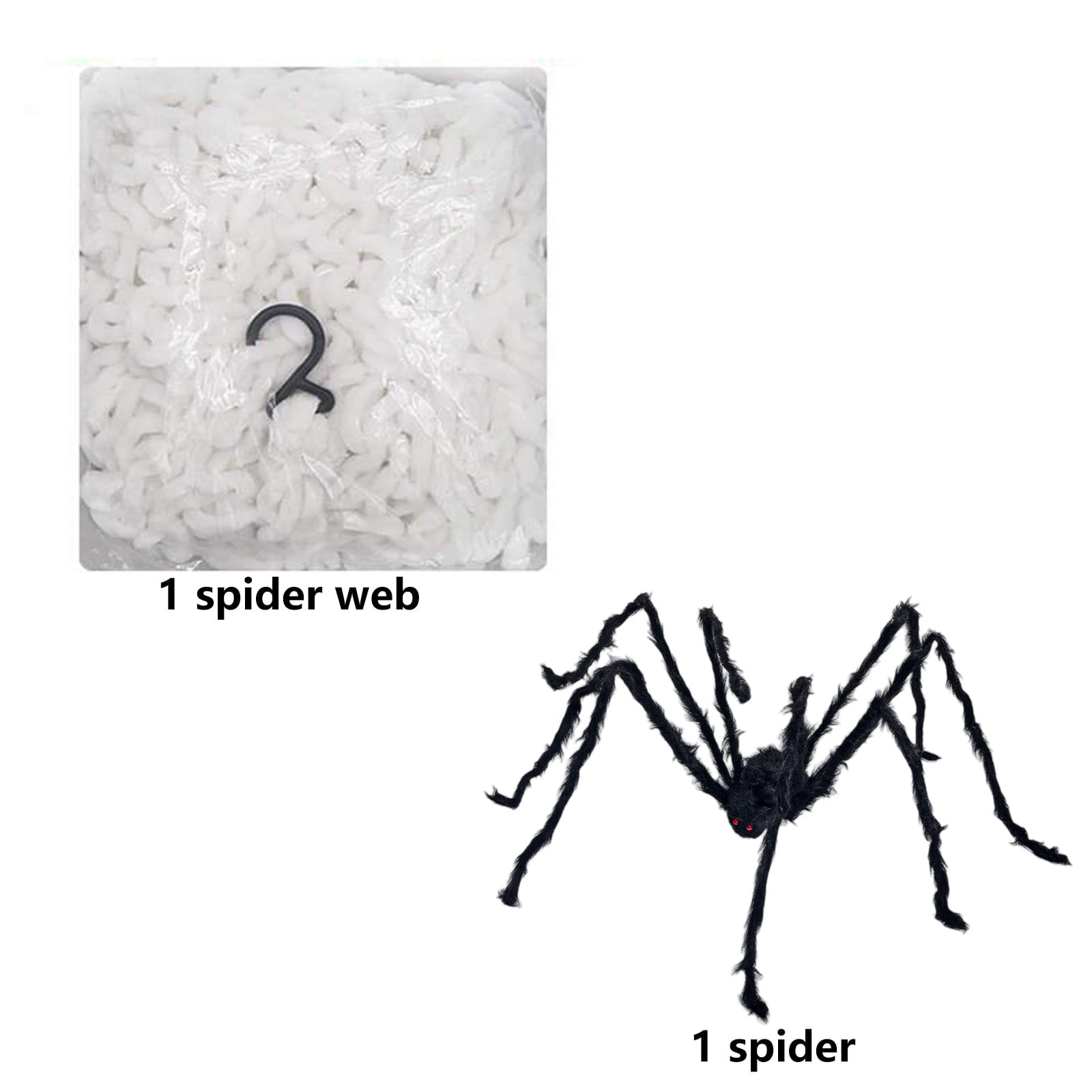 2025 Halloween Decoration Set Spider Webs, Halloween Decoration Soft ...