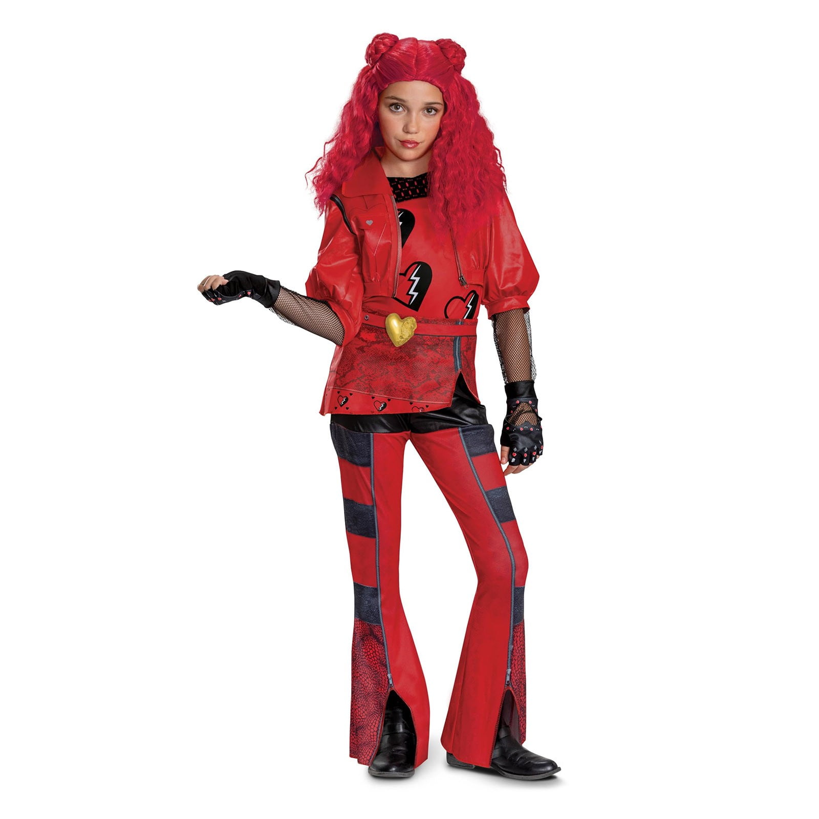 2025 Halloween Descendants Costumes for Girls, Red Costume from ...