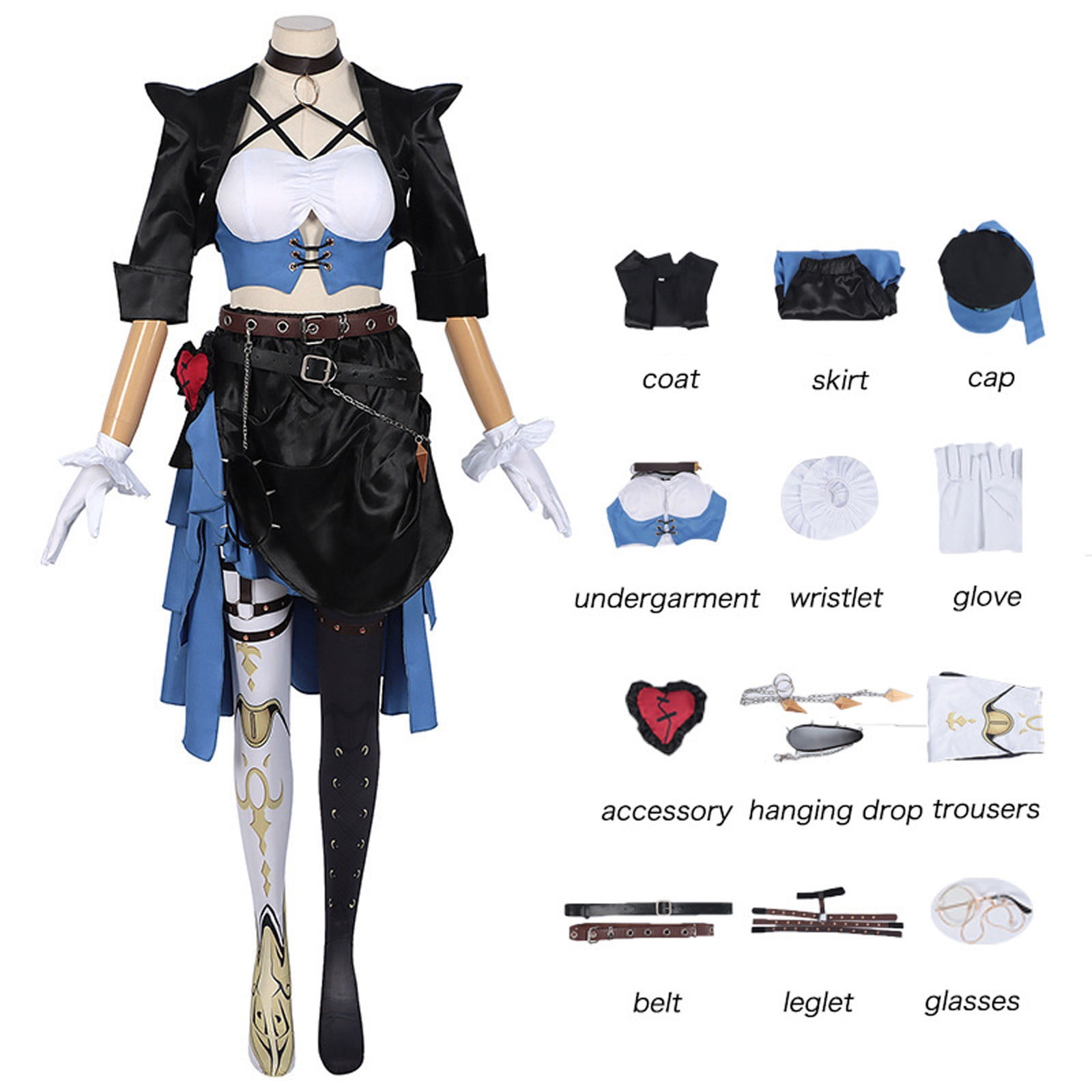 2025 Halloween Eggy Party & Identity V Crossover Event Costume, Magic ...