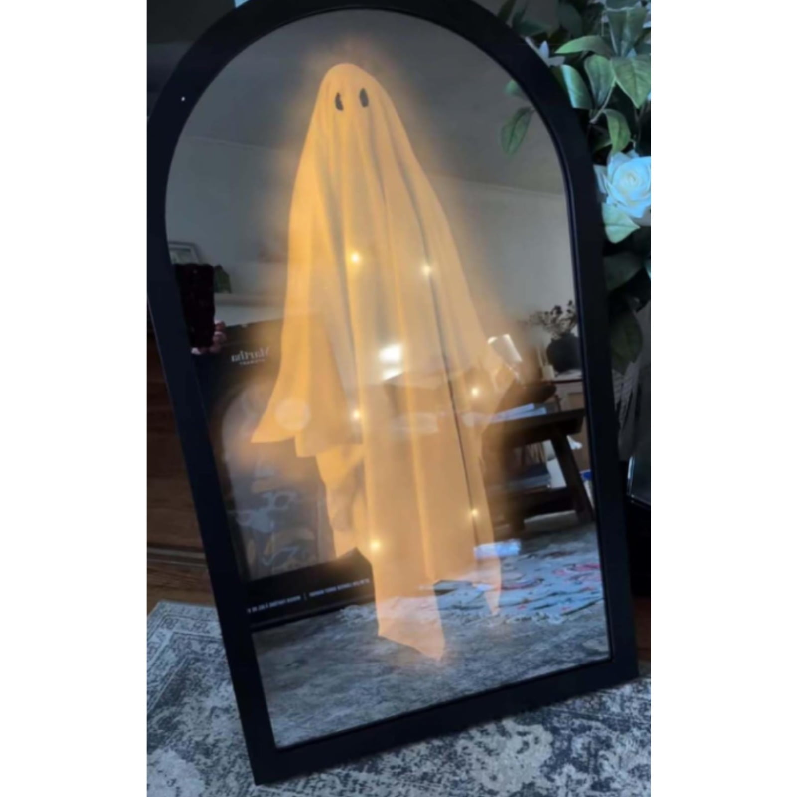 2025 Halloween Ghost Hologram Mirror,Ghost Mirror Hologram with Creepy ...
