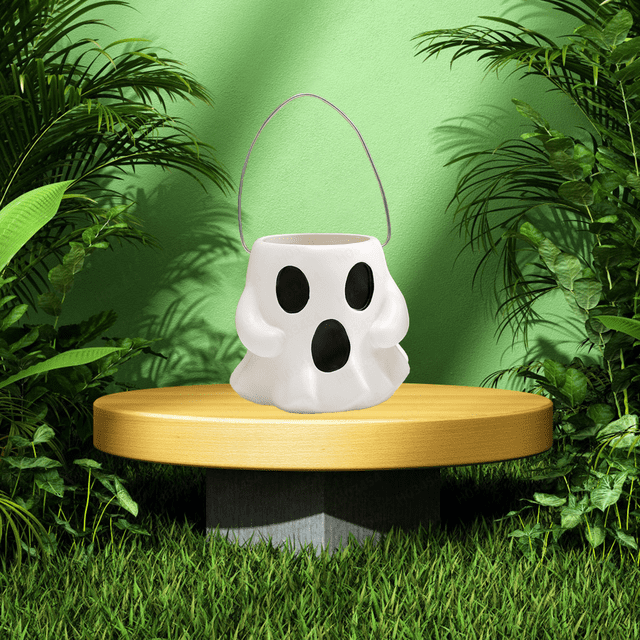 2025 Halloween Ghost Planter, Cutest Ghost Bucket, 5" New Funny Flower ...