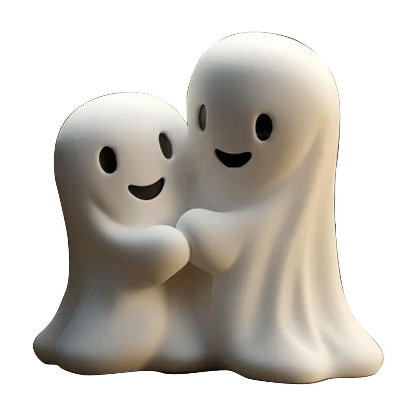 2025 Halloween Ghost Statue Hug Each Other Cute Resin Ghost Spooky Home ...