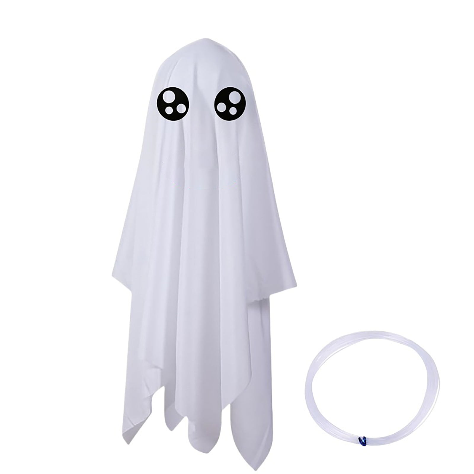 2025 Halloween Hanging Ghost Decor - 125Cm Flying Fabric Spirit For ...