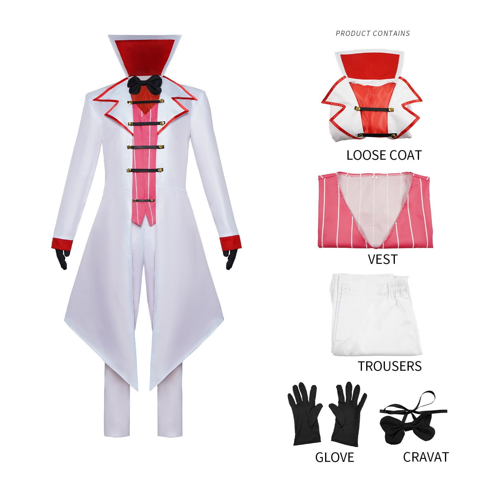2025 Halloween Hazbin Hotel Cosplay Costumes, Fan Made Lucifer ...