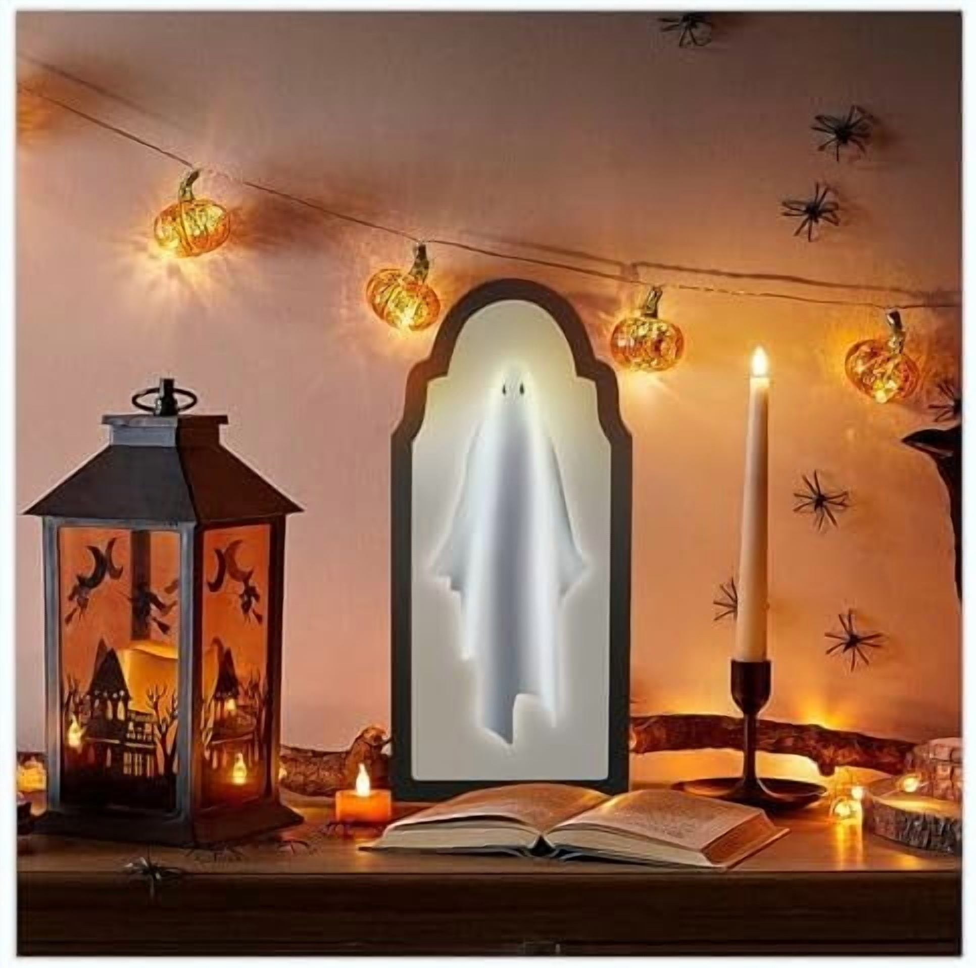 2025 Halloween Hologram Ghost Mirror - Creepy Floating Apparition for ...