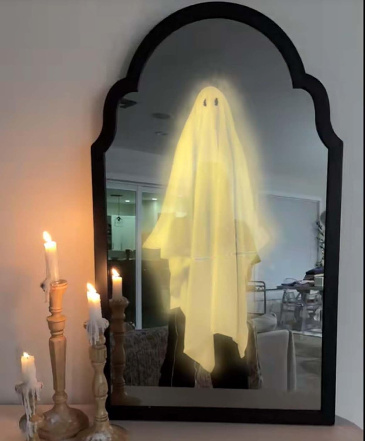 Halloween Decorations Hologram Ghost Mirror, Spooky Scary Ghosts for ...