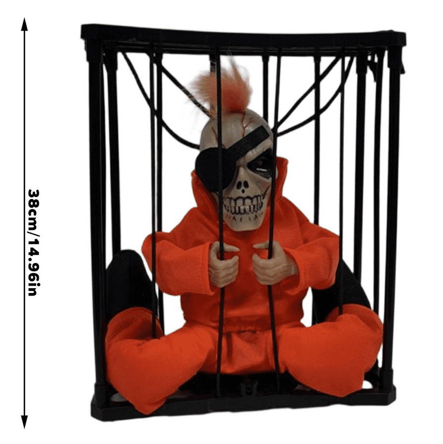 2025 Halloween Horror Decoration: Hanging Ghosts In Prison, Scary ...