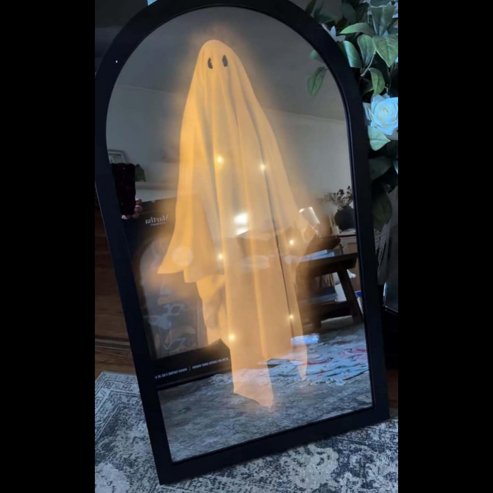 2025 Halloween Novelty Ghost Mirror,Ghost Hologram Mirror,Halloween ...