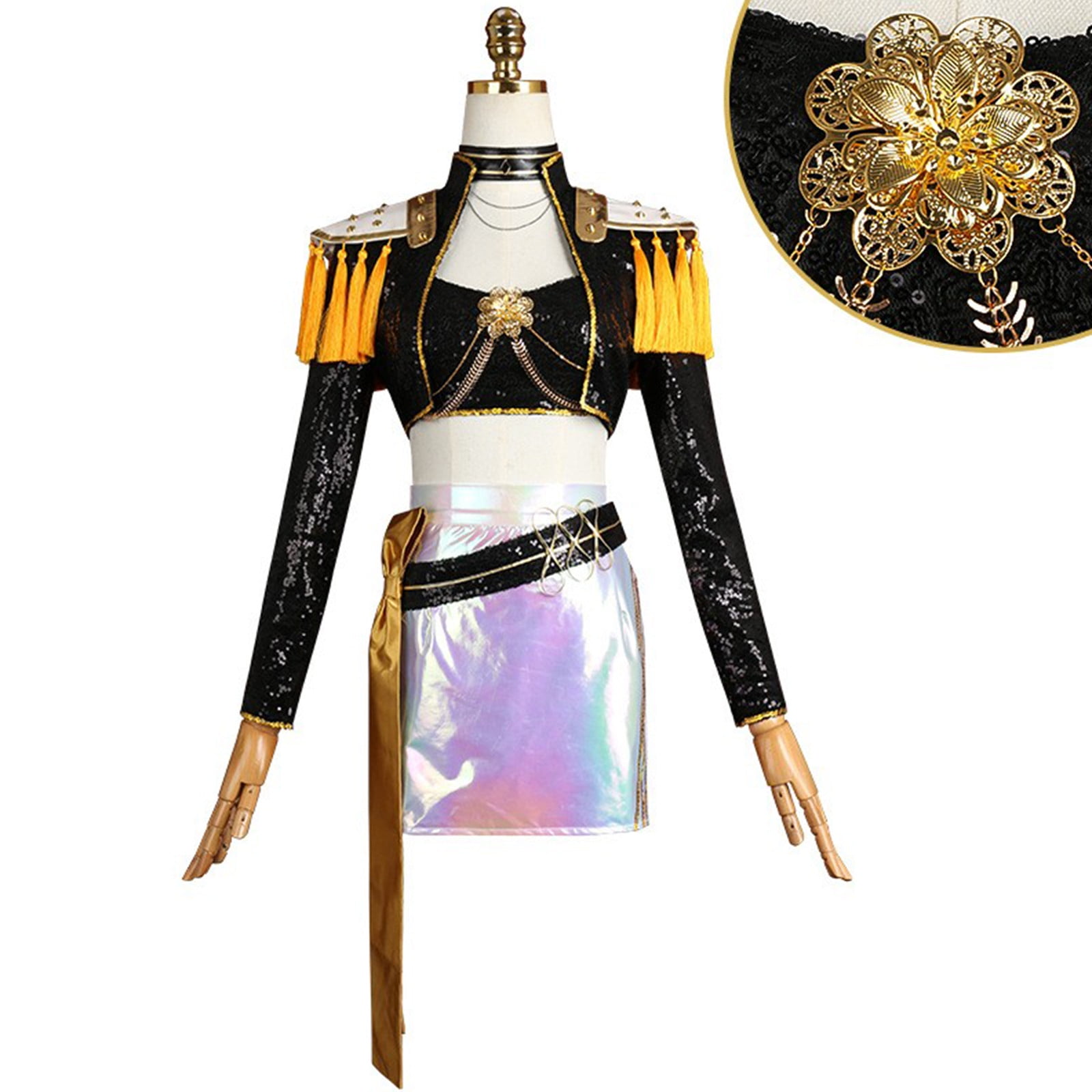 2025 Halloween Pop Singers Demon Hunters Costumes, Pop Stars Demon ...