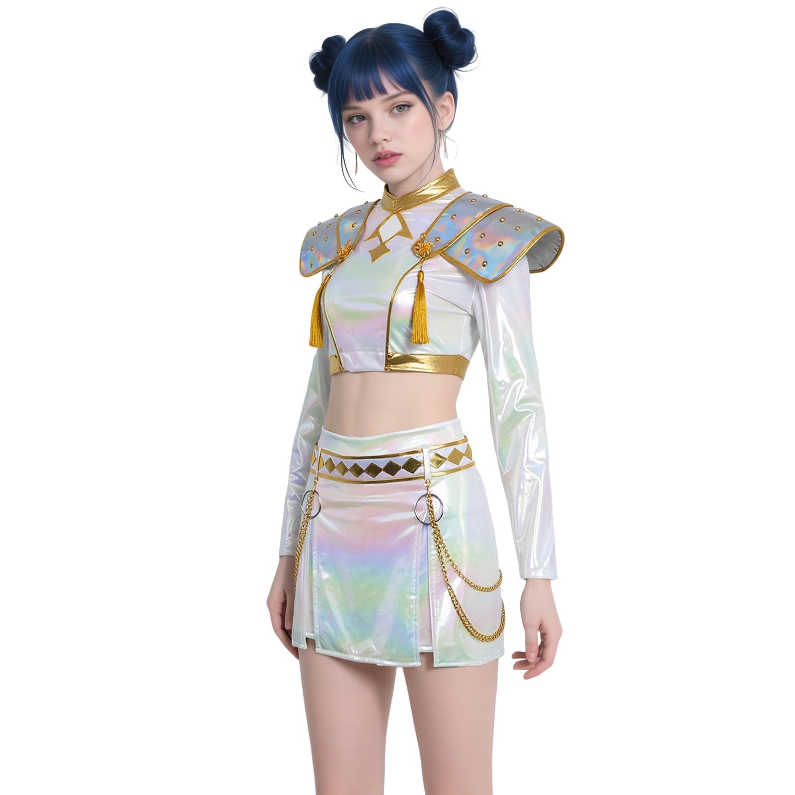 2025 Halloween Pop Singers Demon Hunters Costumes, Teens And Adults Pop ...