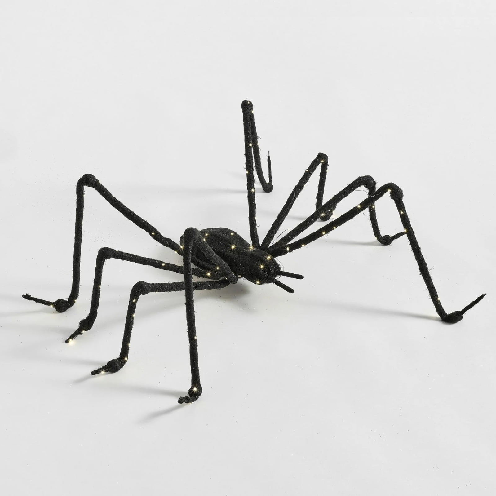 2025 Halloween Scary Giant Spider with LED Lights, 23.6'' Large ...