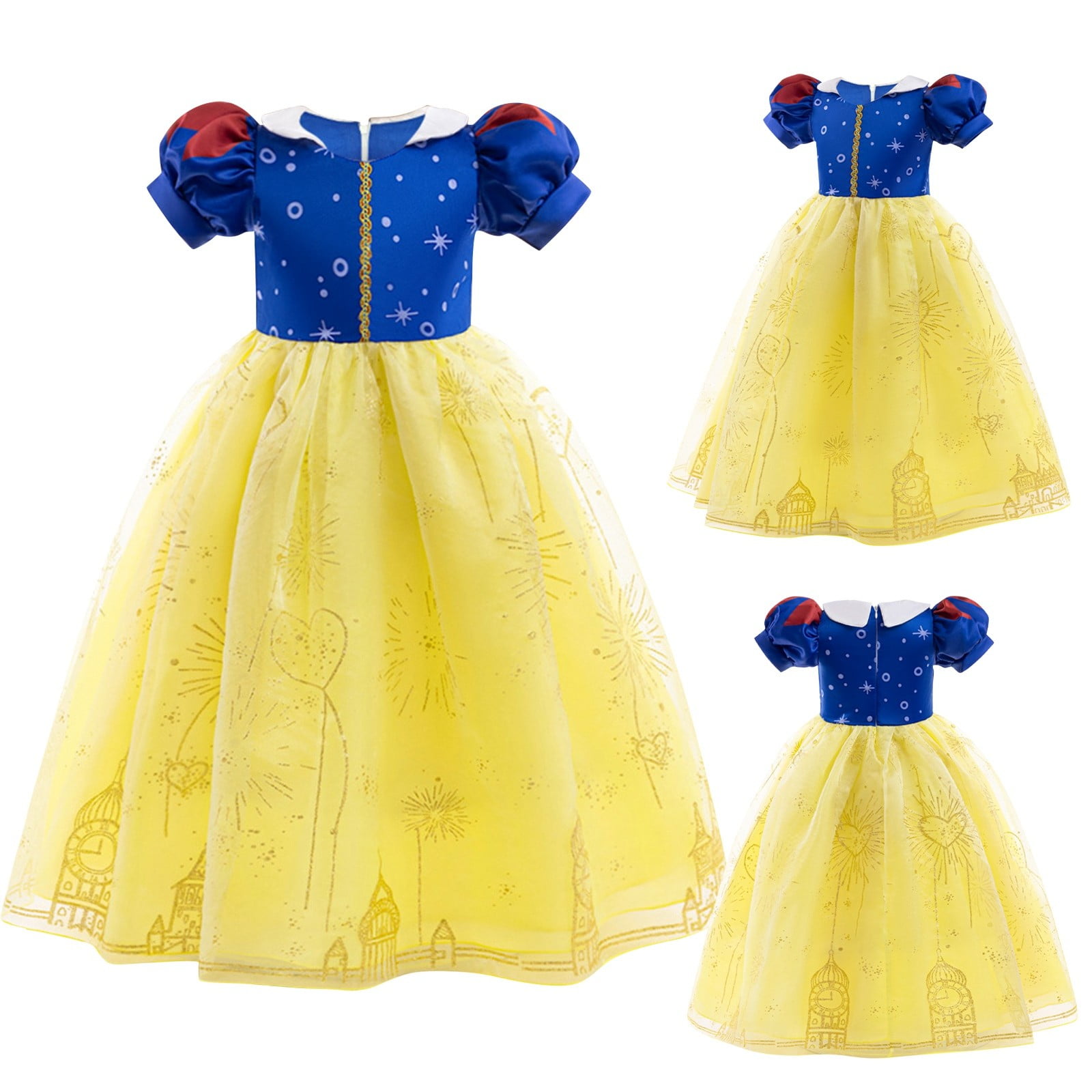 2025 Halloween Snow Whitee Princess Dress, Snoww White Princess Costume ...