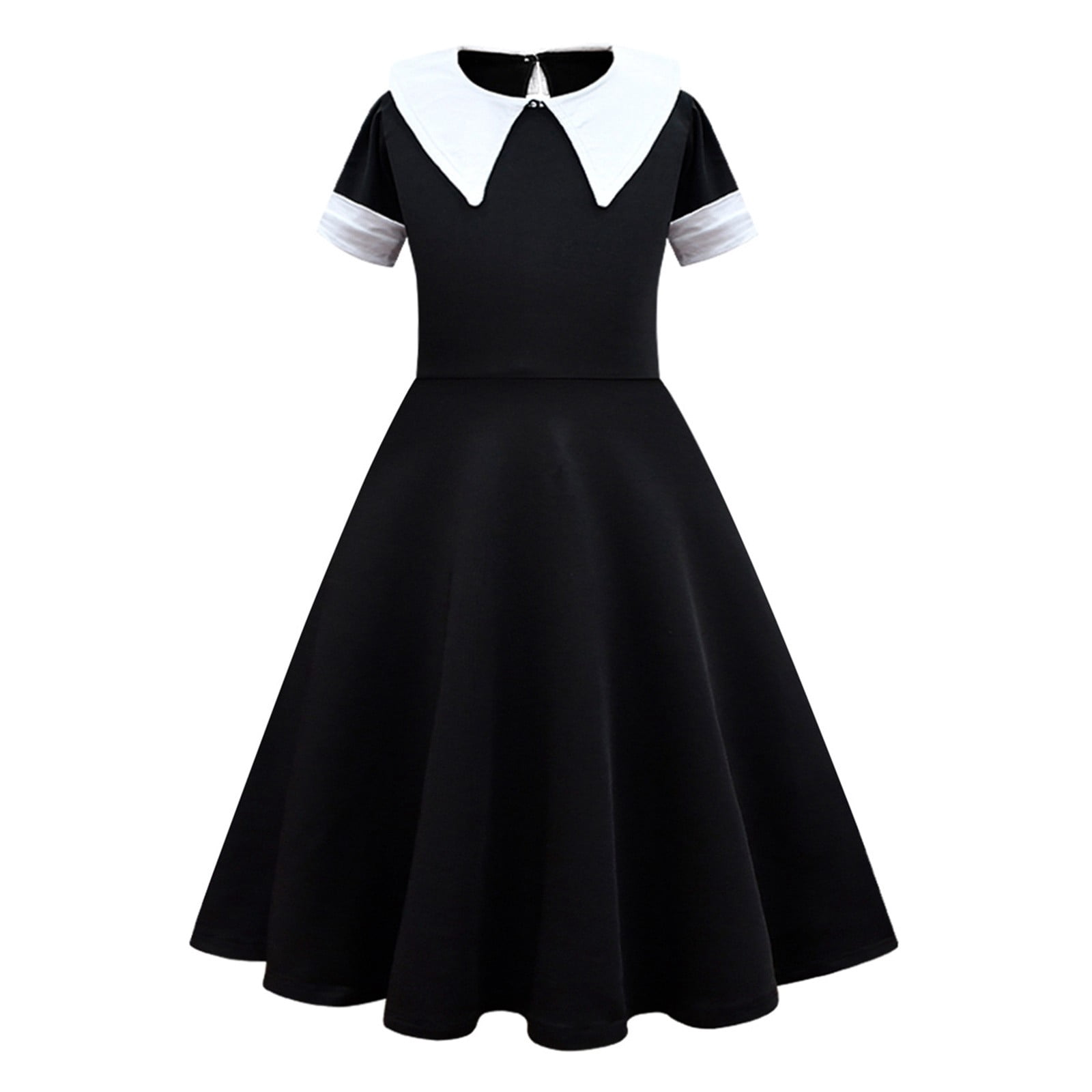 2025 Halloween Wednesday Addams Costume, Wednesday Addams Dress Girls ...