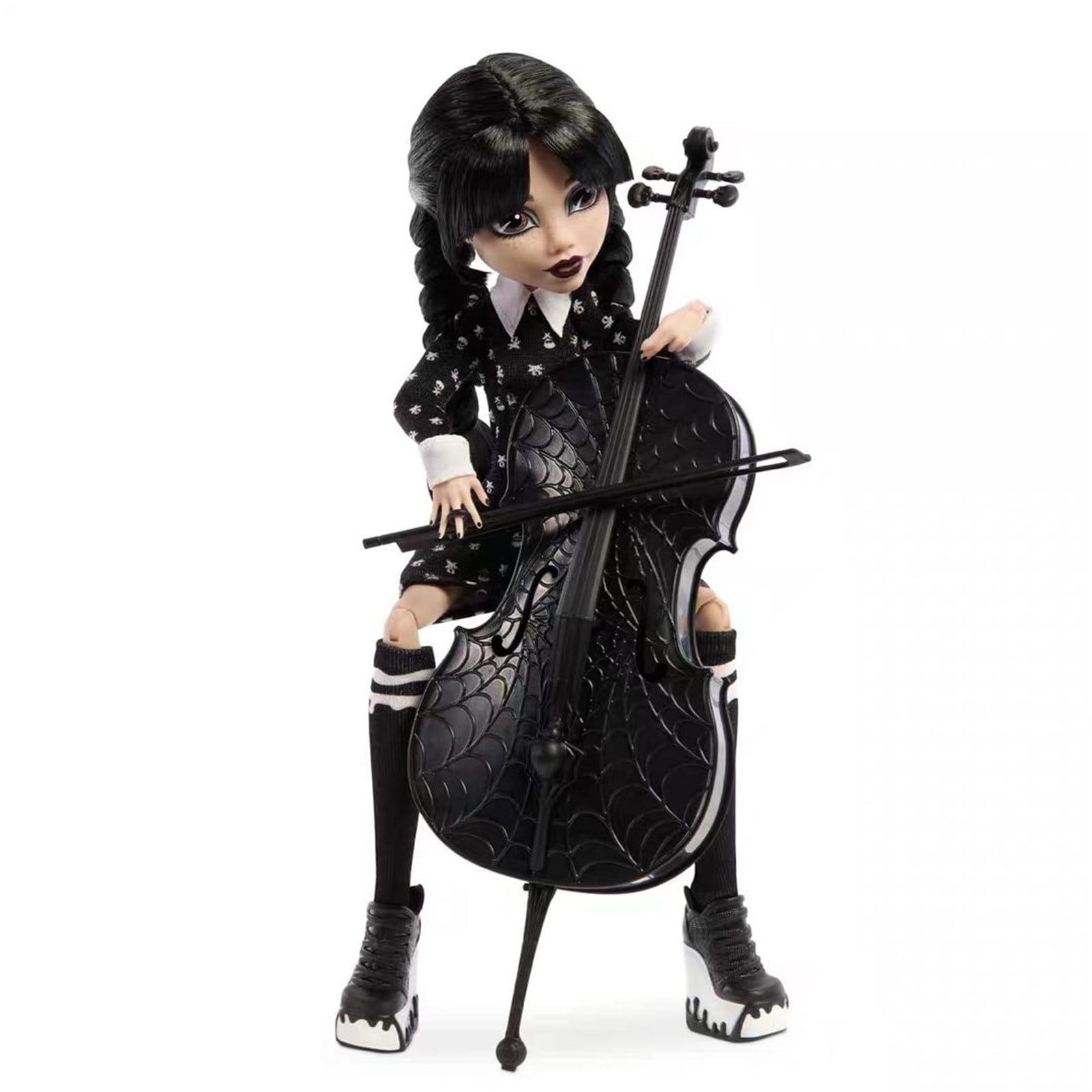 2025 Halloween Wednesday Addams Doll - 11''/28cm Addams Halloween Toy ...