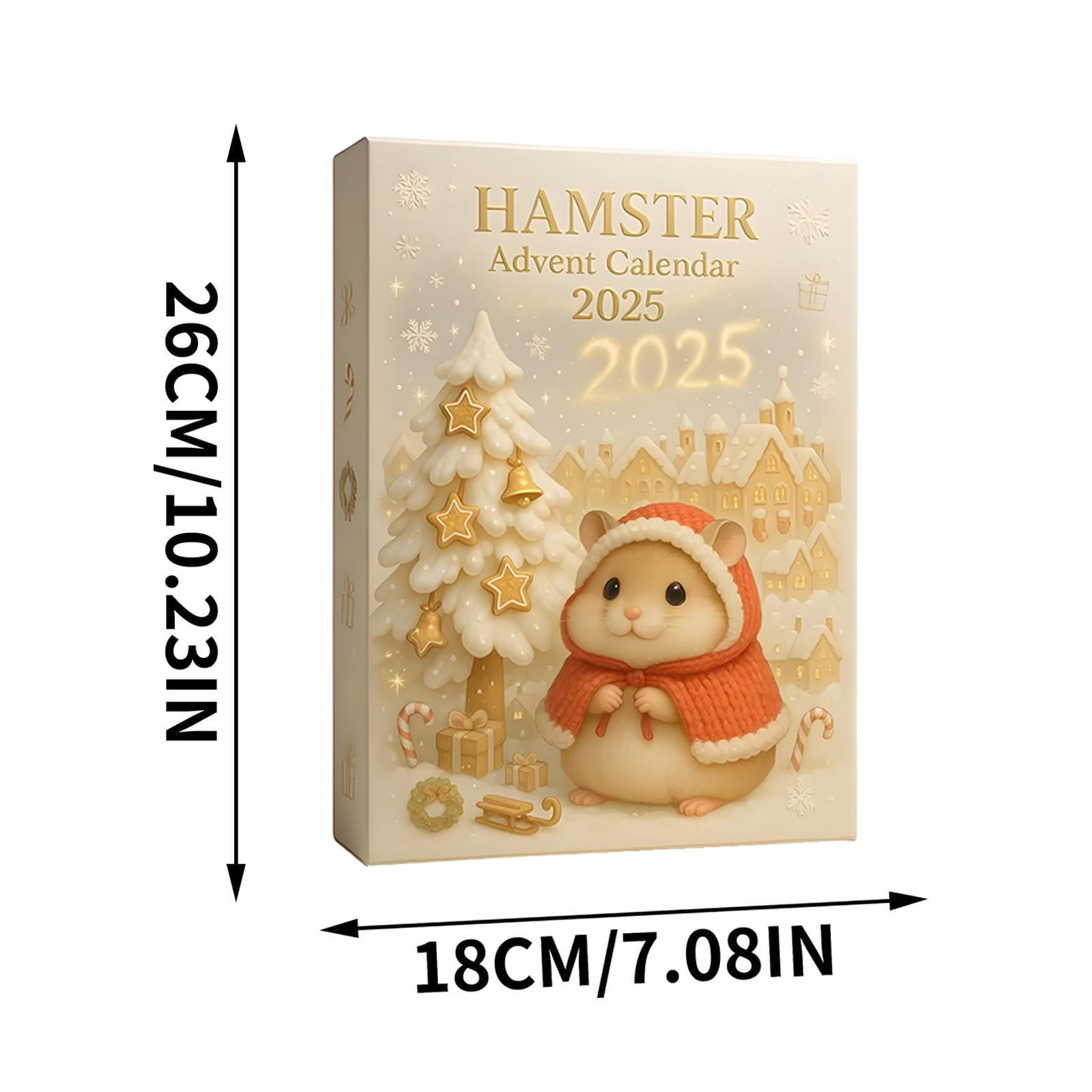 2025 Hamster Advent Calendar, 24-Day Holiday Countdown Advent Calendar ...