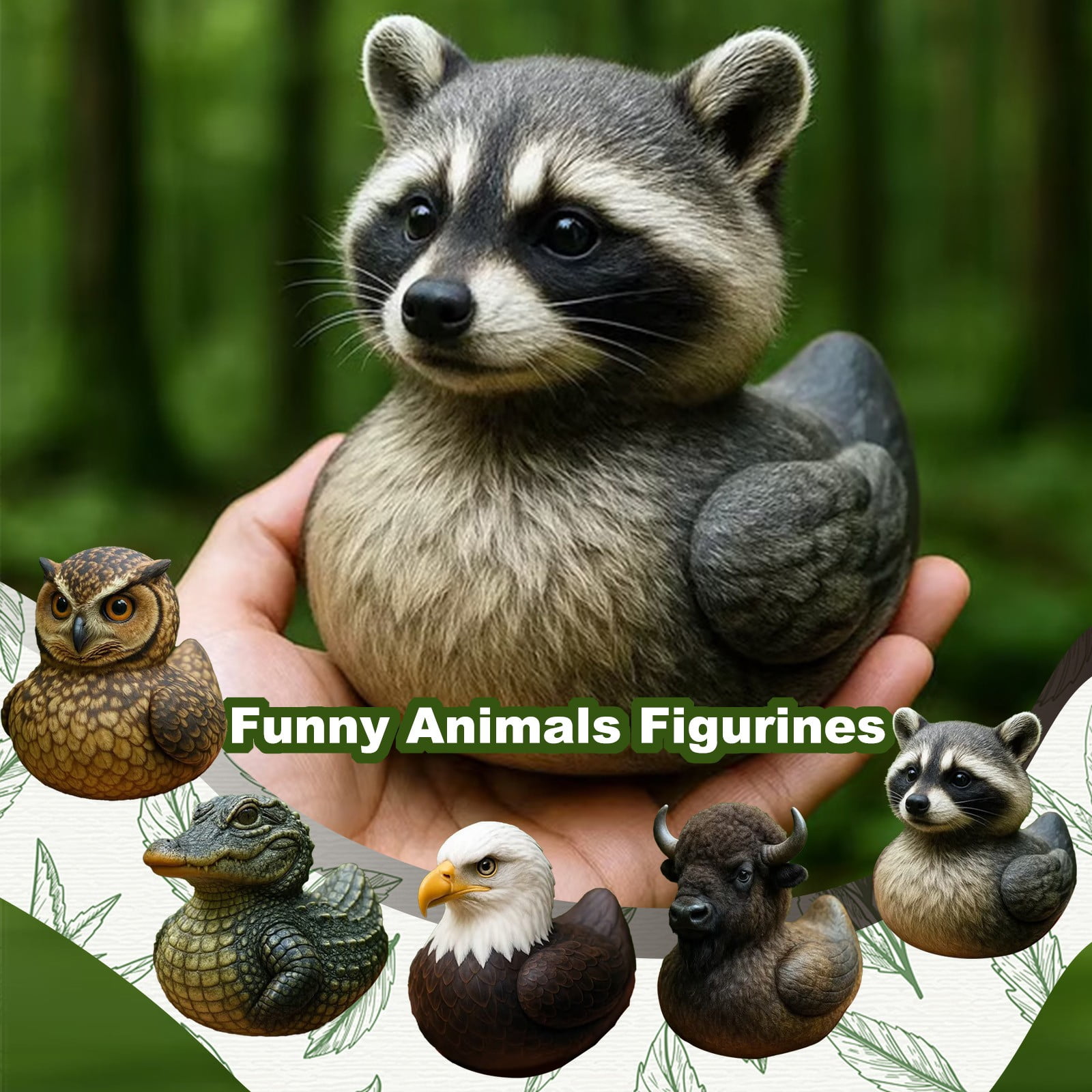 2025 Hand Painted Resin Duck Duck Limited Edition Set, Nature-Inspired ...