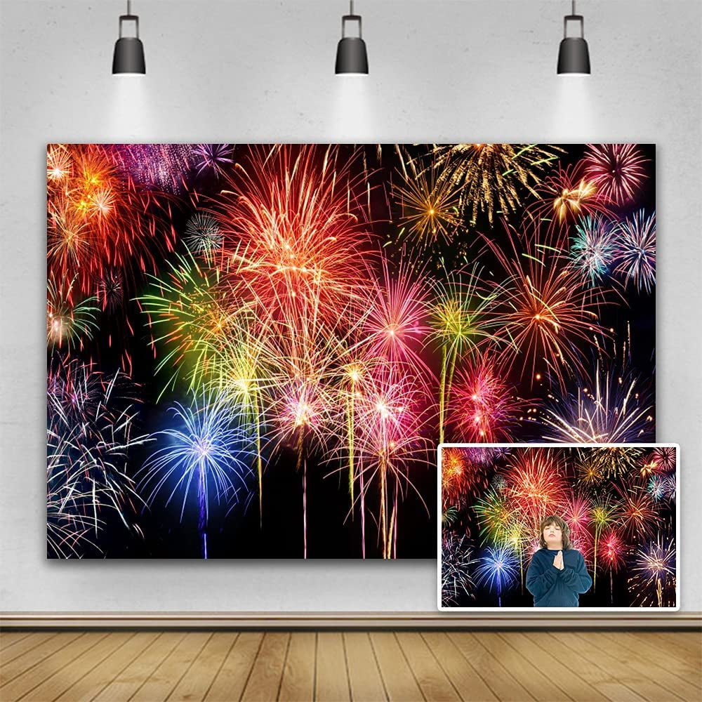 2025 Happy New Year Backdrop Black Gold New Year Party Backdrop New ...
