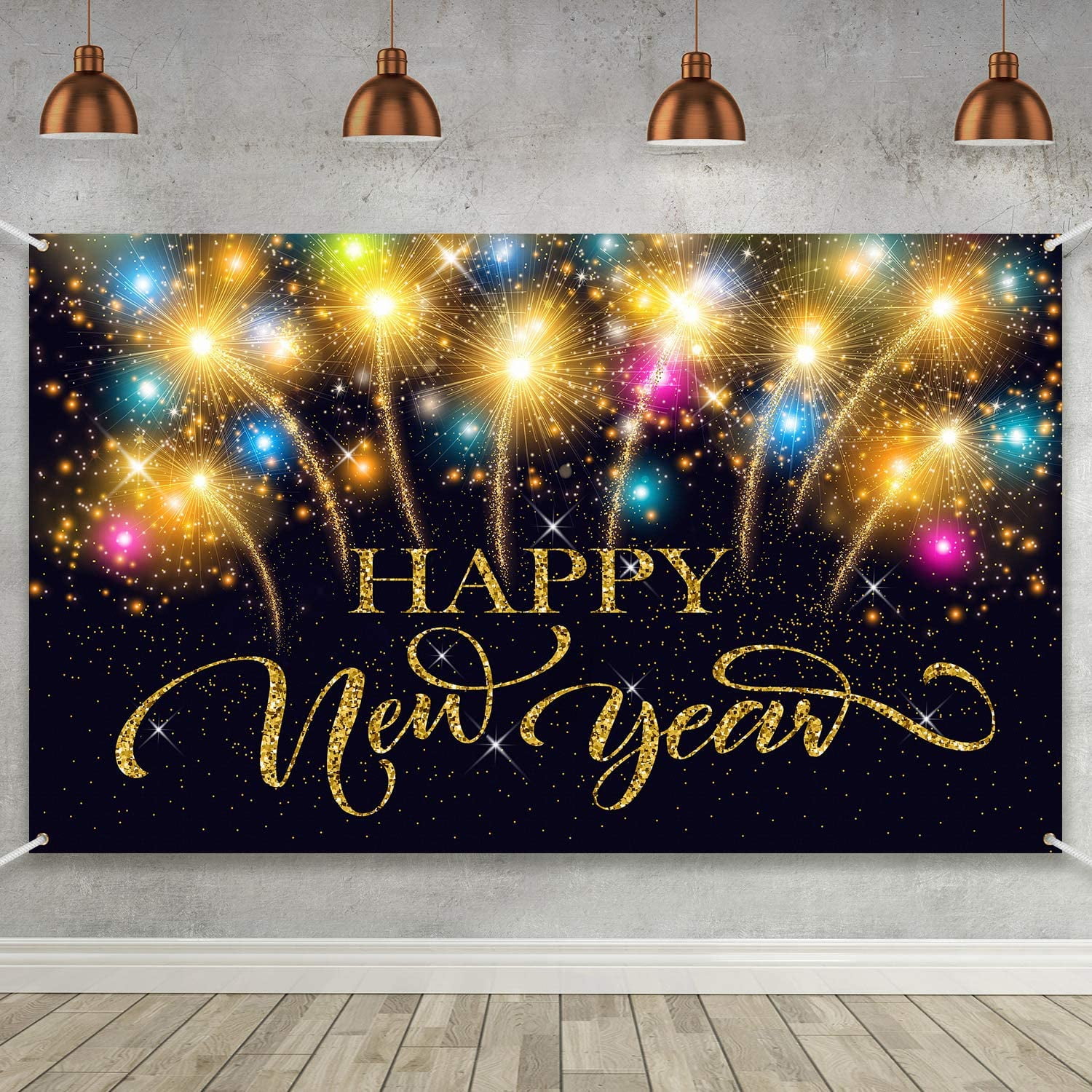 2025 Happy New Year Backdrops for New Year Party Photography Splendid ...