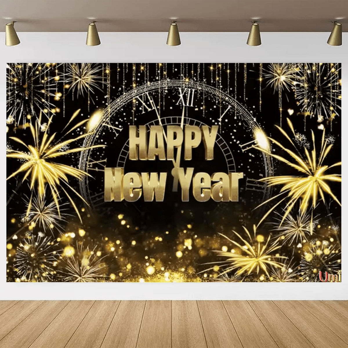 2025 Happy New Year Eve Theme Family Gathering Party Background ...