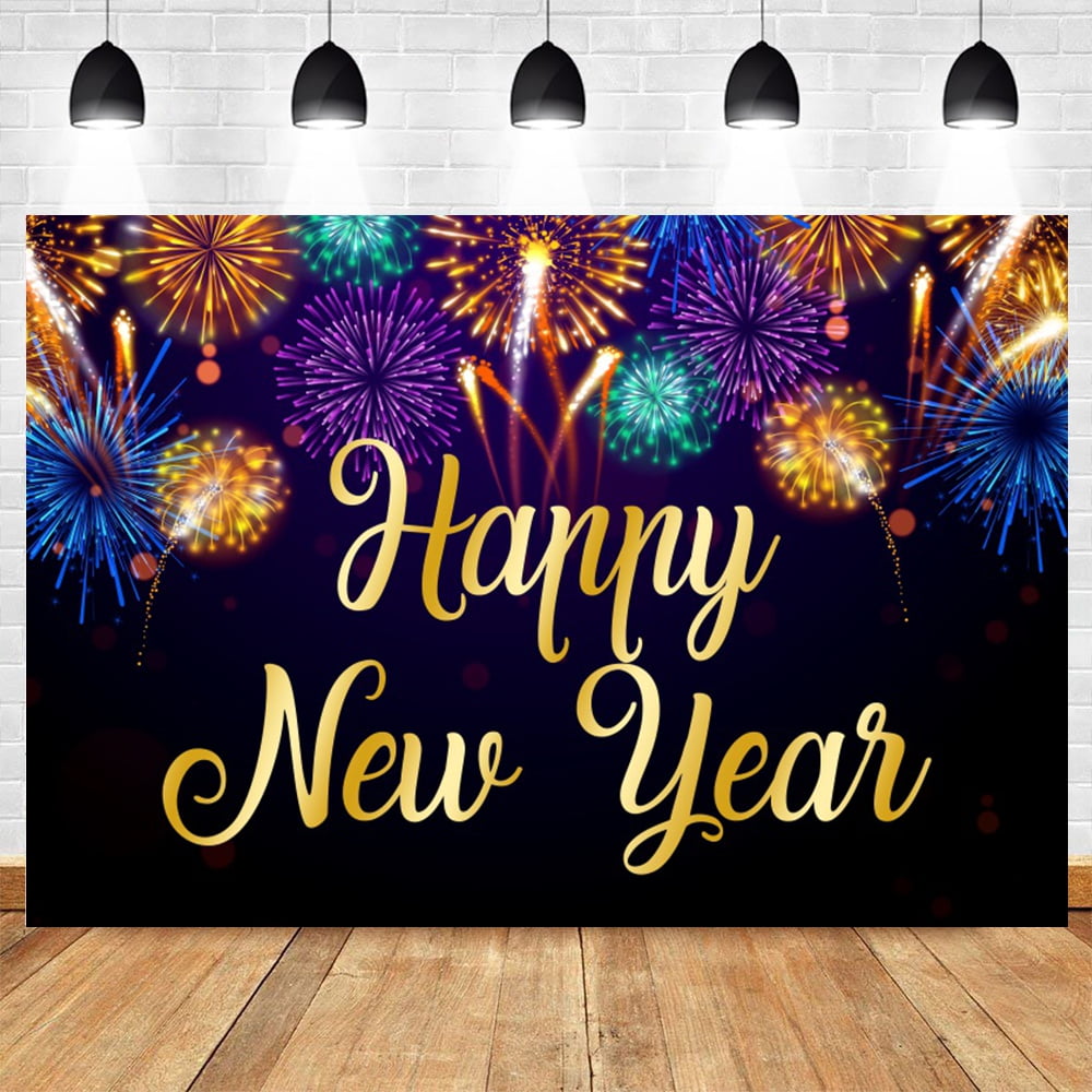 2025 Happy New Year Photography Backdrop New Year's Eve Party Balloon ...