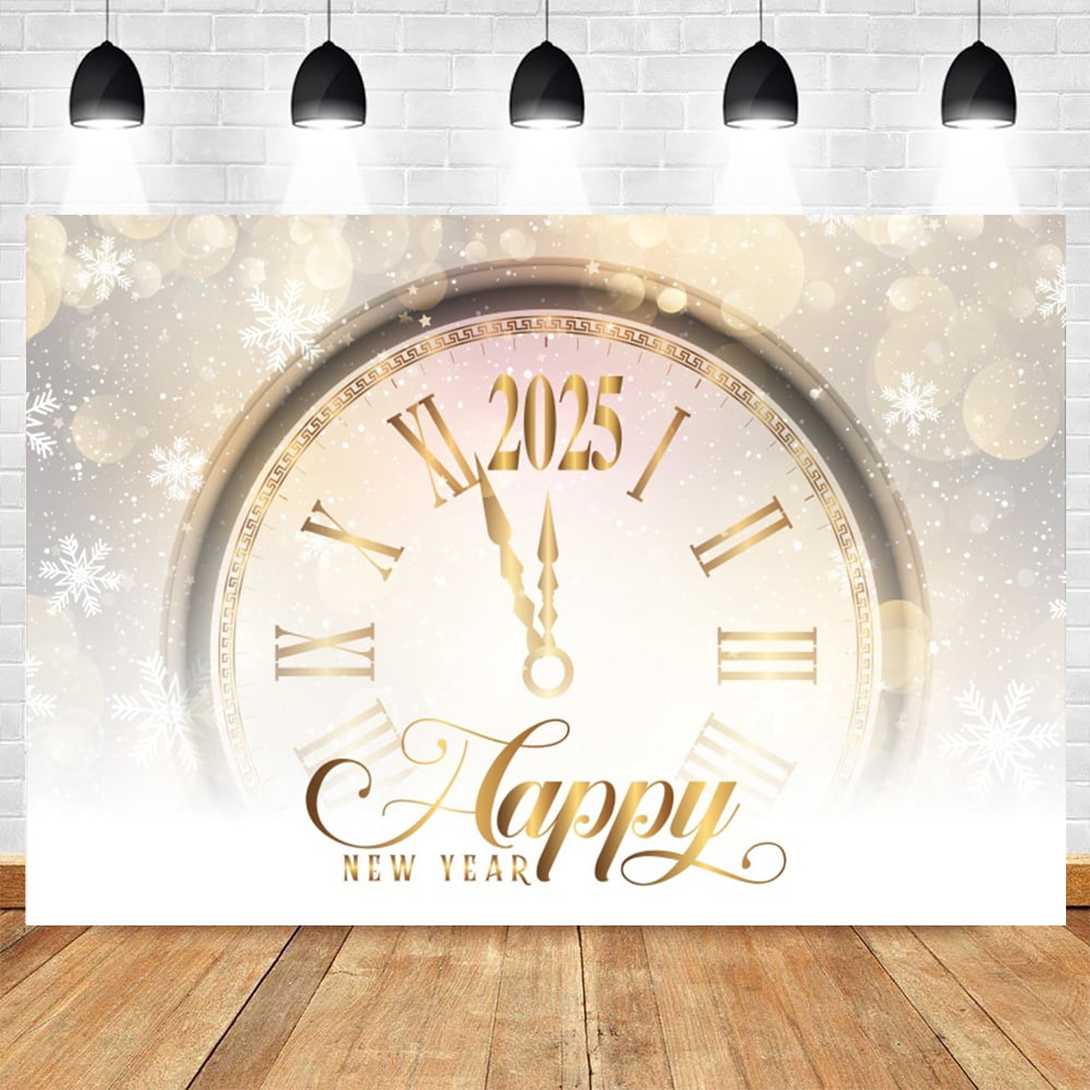 2025 Happy New Year Photography Backdrop New Year's Eve Party Balloon ...