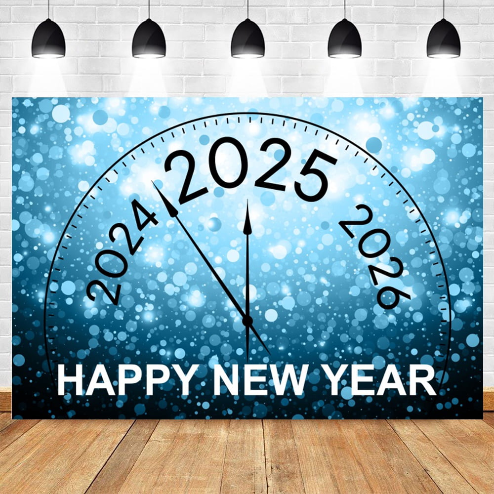 2025 Happy New Year Photography Backdrop New Year's Eve Party Balloon ...