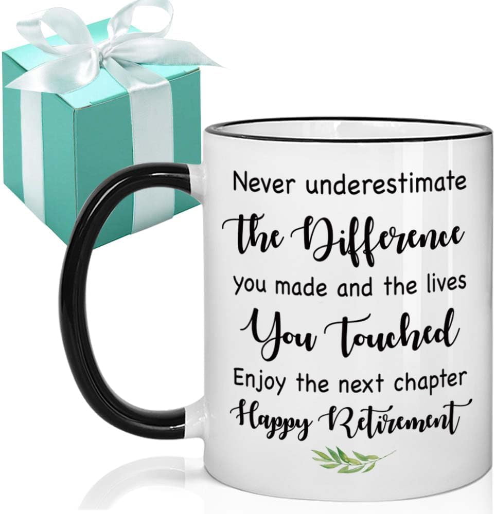 2025 Happy Retirement Mug Gifts for Women Men - Going Away Gifts for ...