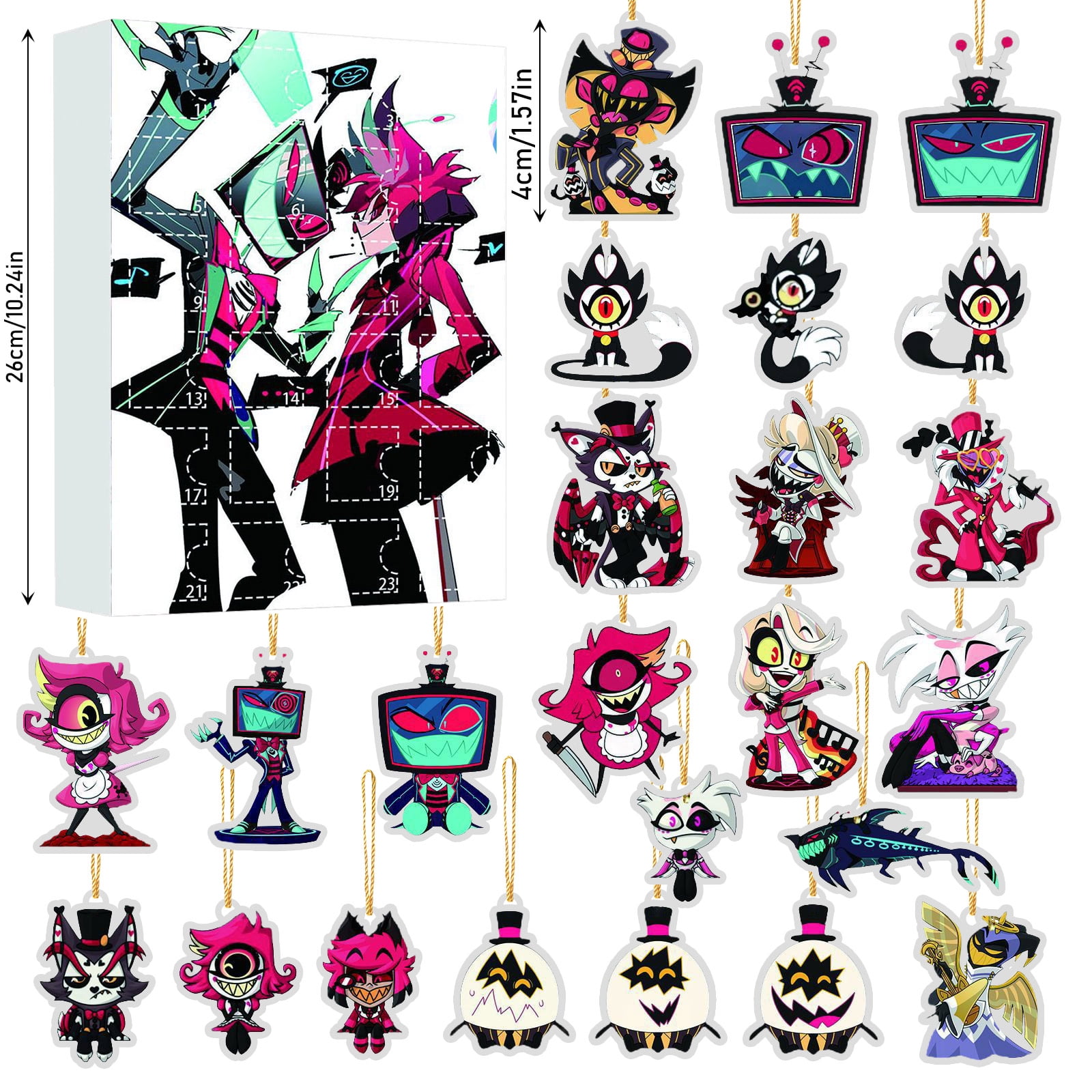 2025 Hazbin Hotel Advent Calendar, 24 Collectible Figures Countdown ...