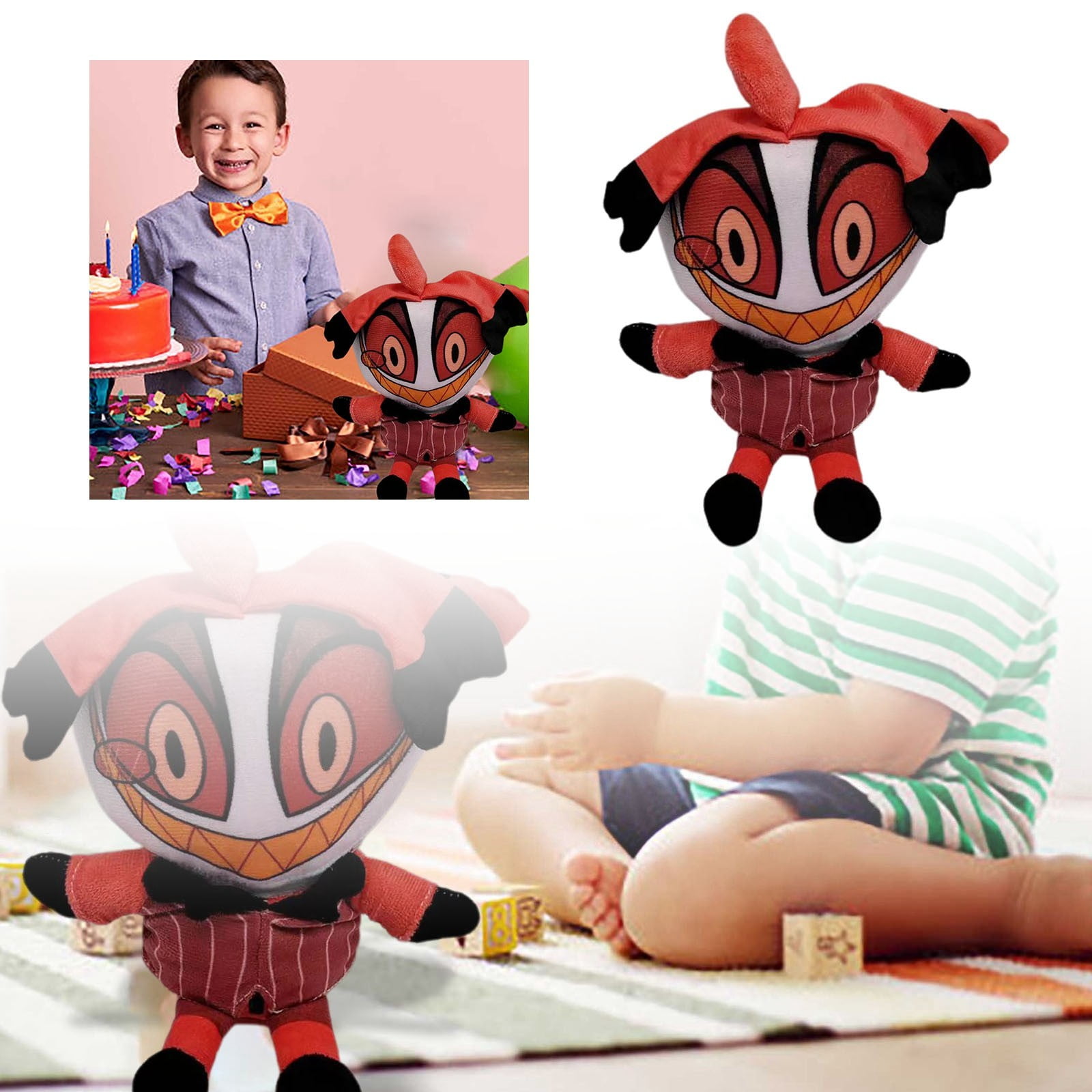 2025 Hazbin Hotel Alastor Plush, HELLUVA THE CIRCUS Hell Inn Alastor ...