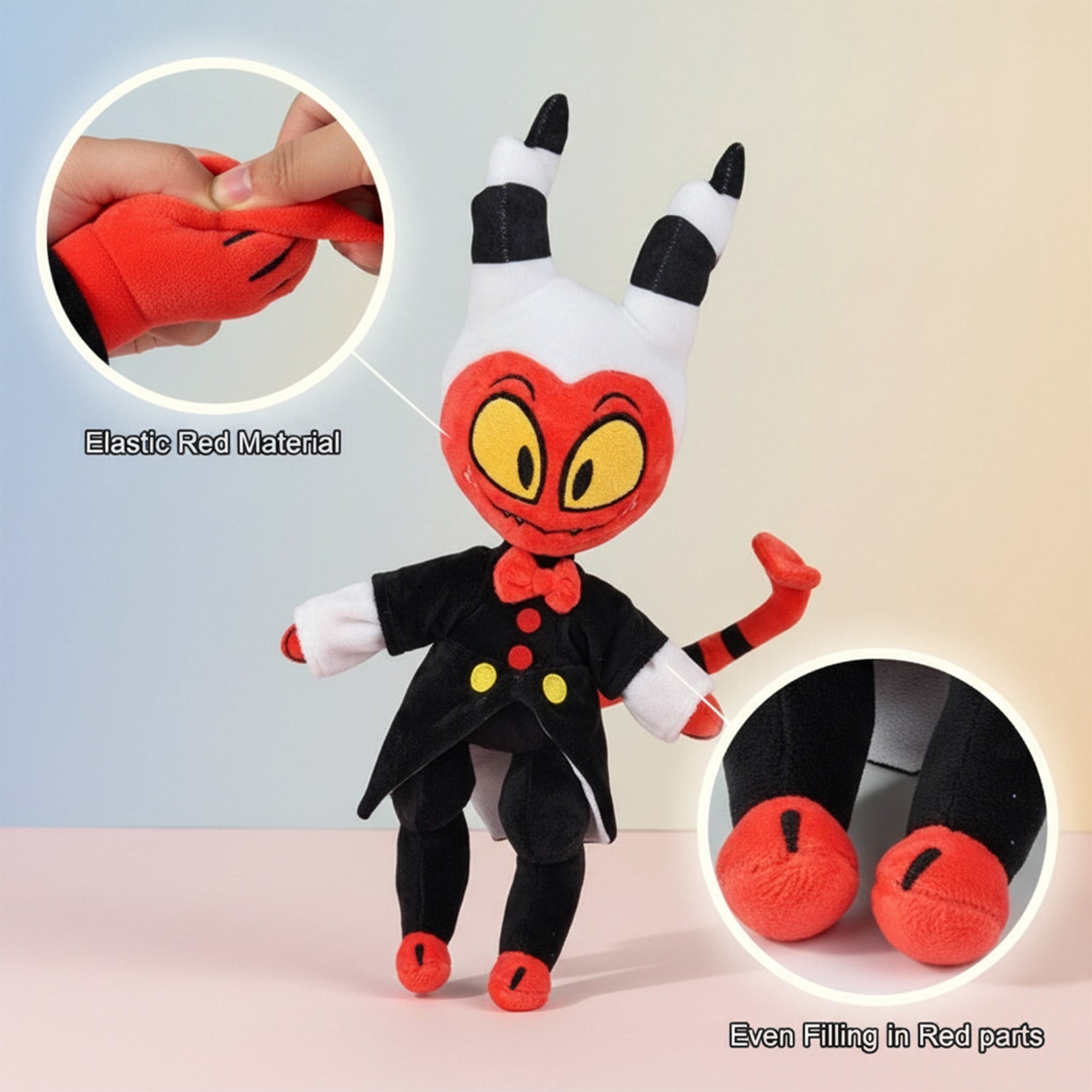 2025 Hazbin Hotel Moxxie Plush, Collectible Hazbin Hotel Plush ...
