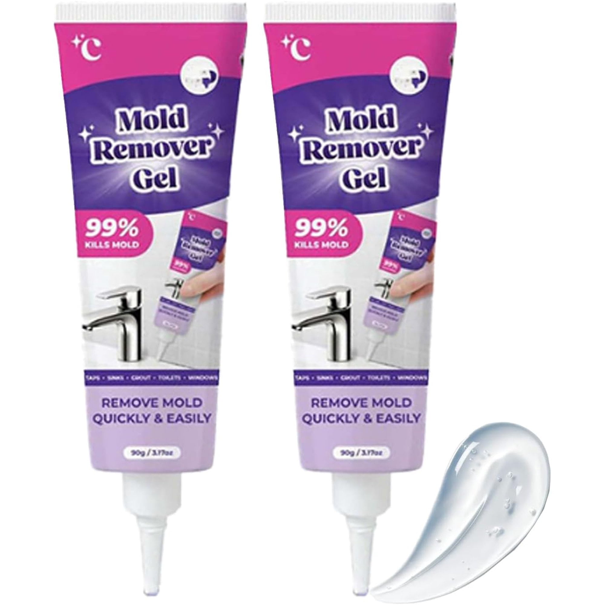 2025 Heavy-Duty Mold & Mildew Remover Gel-Professional Strength Tile Grout Cleaner for Bathroom ...