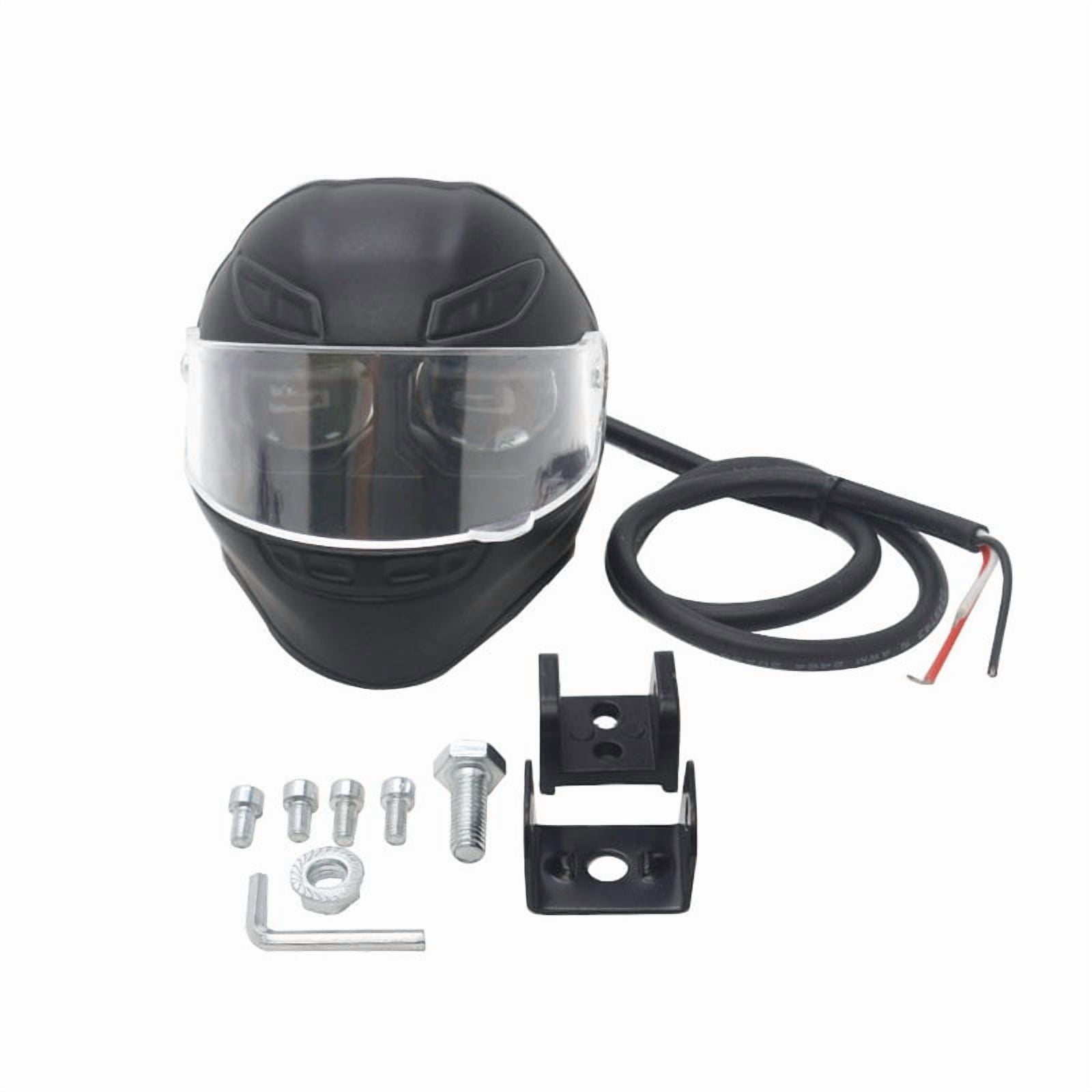 2025 Helmet-Style Motorcycle LED Headlight - Bright Motorcycle Front Light, Durable Weather ...