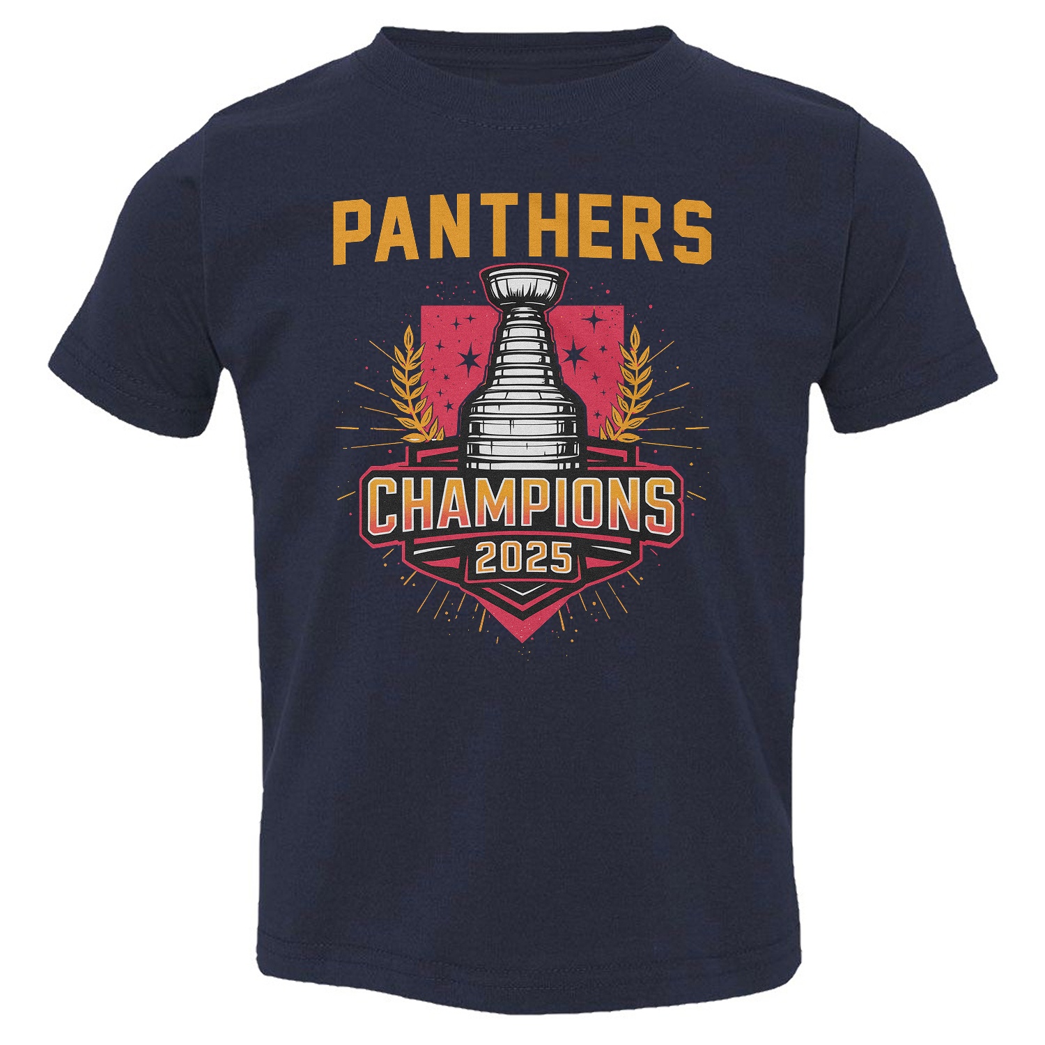 2025 Hockey Title Winners Inspired - Florida Fans Toddler T-Shirt (Navy ...