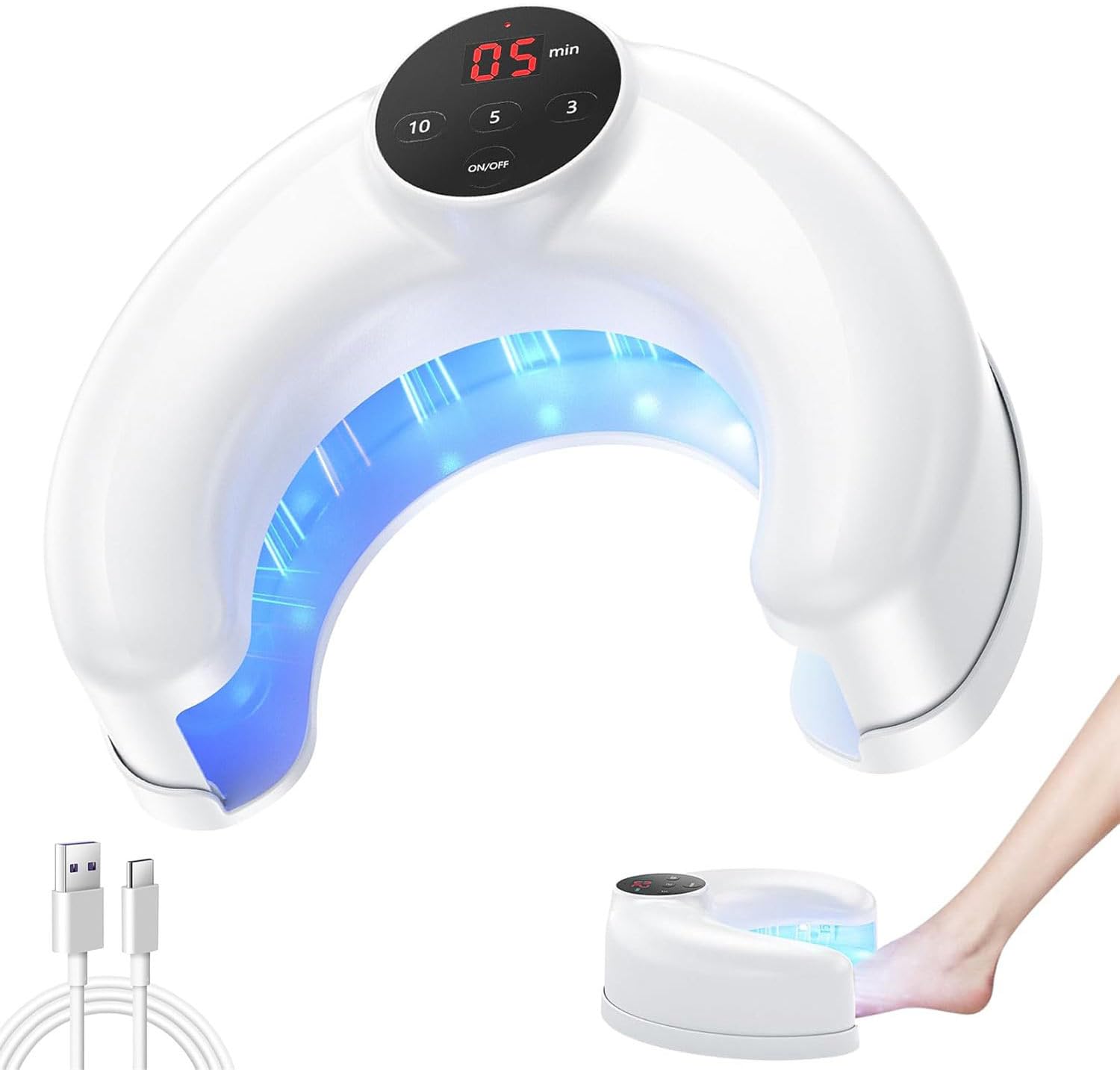 2025 Home Nail Light Therapy Device - Gentle Care for Discolored ...