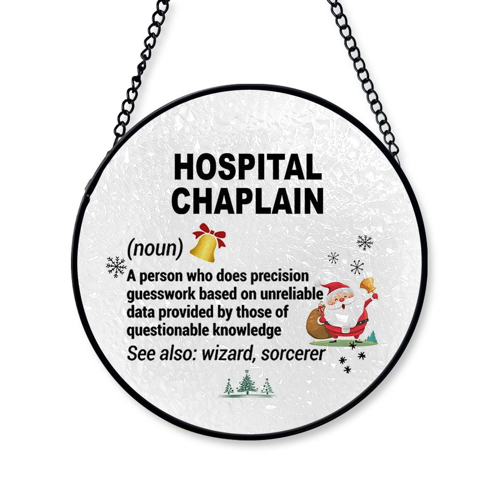 2025 Hospital Chaplain Stained Glass Window Hanging Christmas 2025, Hospital Chaplain Sun ...