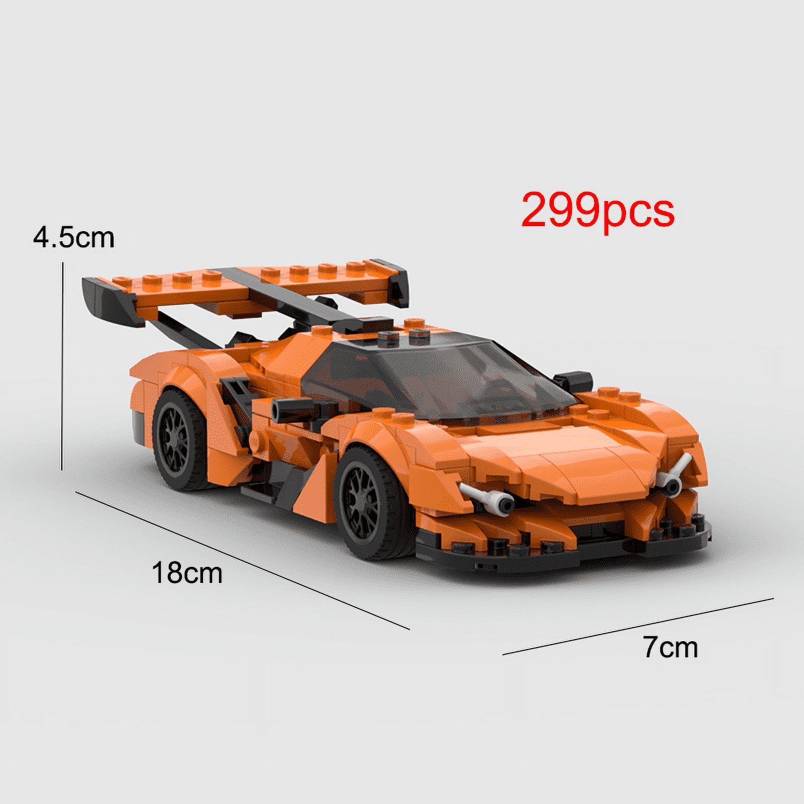 gift2024 MOC Speed City Car Champion Racer Classic Supercar Building ...