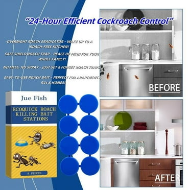 Harris Roach Tablets, Boric Acid Killer for Cockroach Infestation, 145 ...