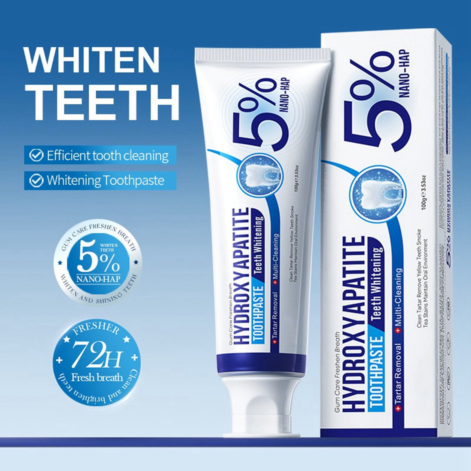 2025 HotSale! Fluoride-free Hydroxyapatite Toothpaste Strengthens Tooth ...