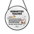 2025 Humanities Teacher Stained Glass Window Hanging Christmas 2025 ...
