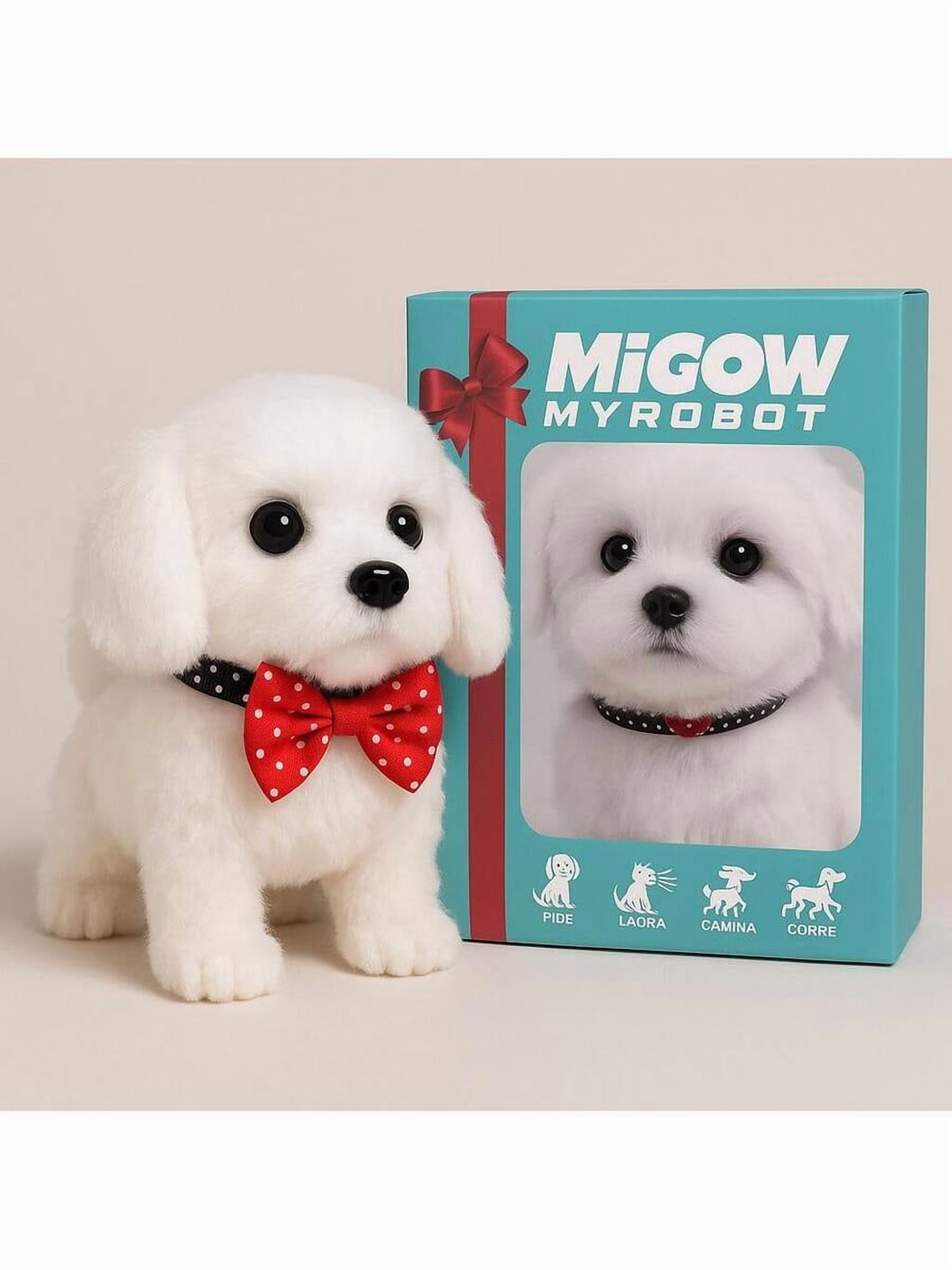 2025 Interactive Electronic Puppy Toy - Walks, Barks & Wags Tail ...
